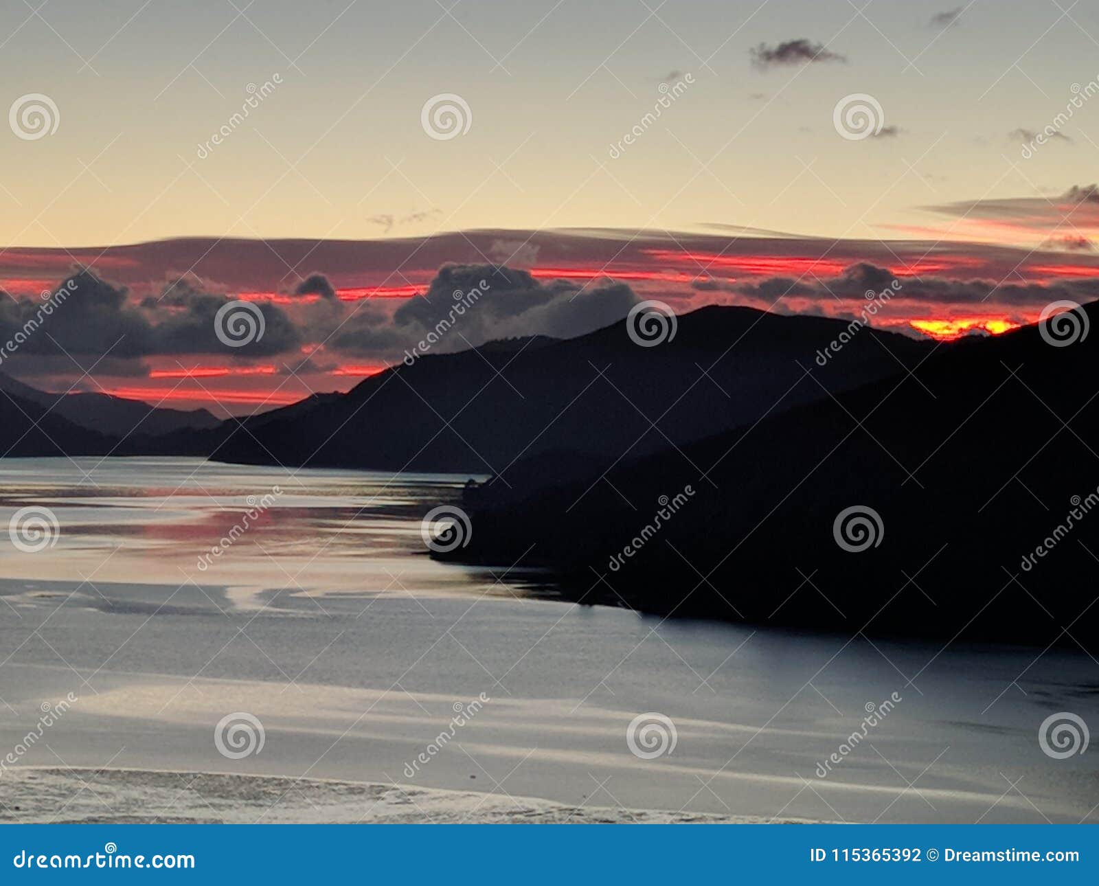 Sunrise Nelson Beach Jervis Bay Australia Stock Image | CartoonDealer ...