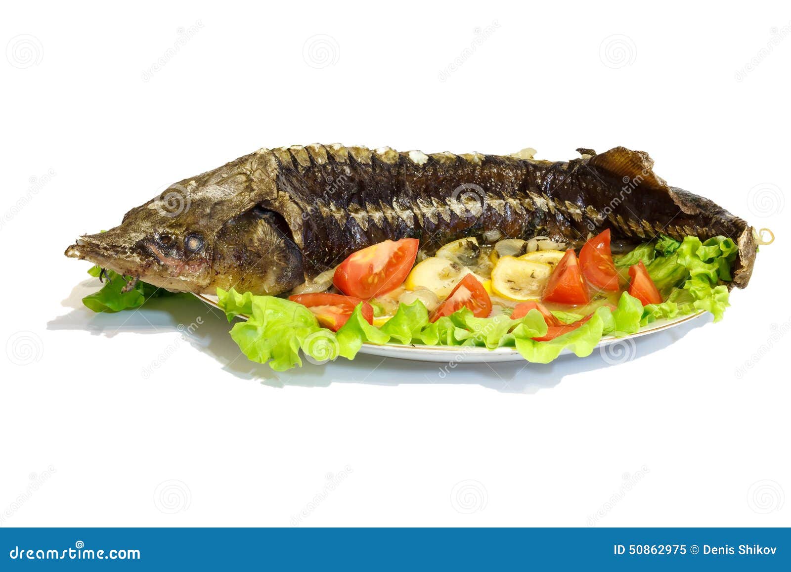 Smoked Sturgeon Stock Photography | CartoonDealer.com #39825212