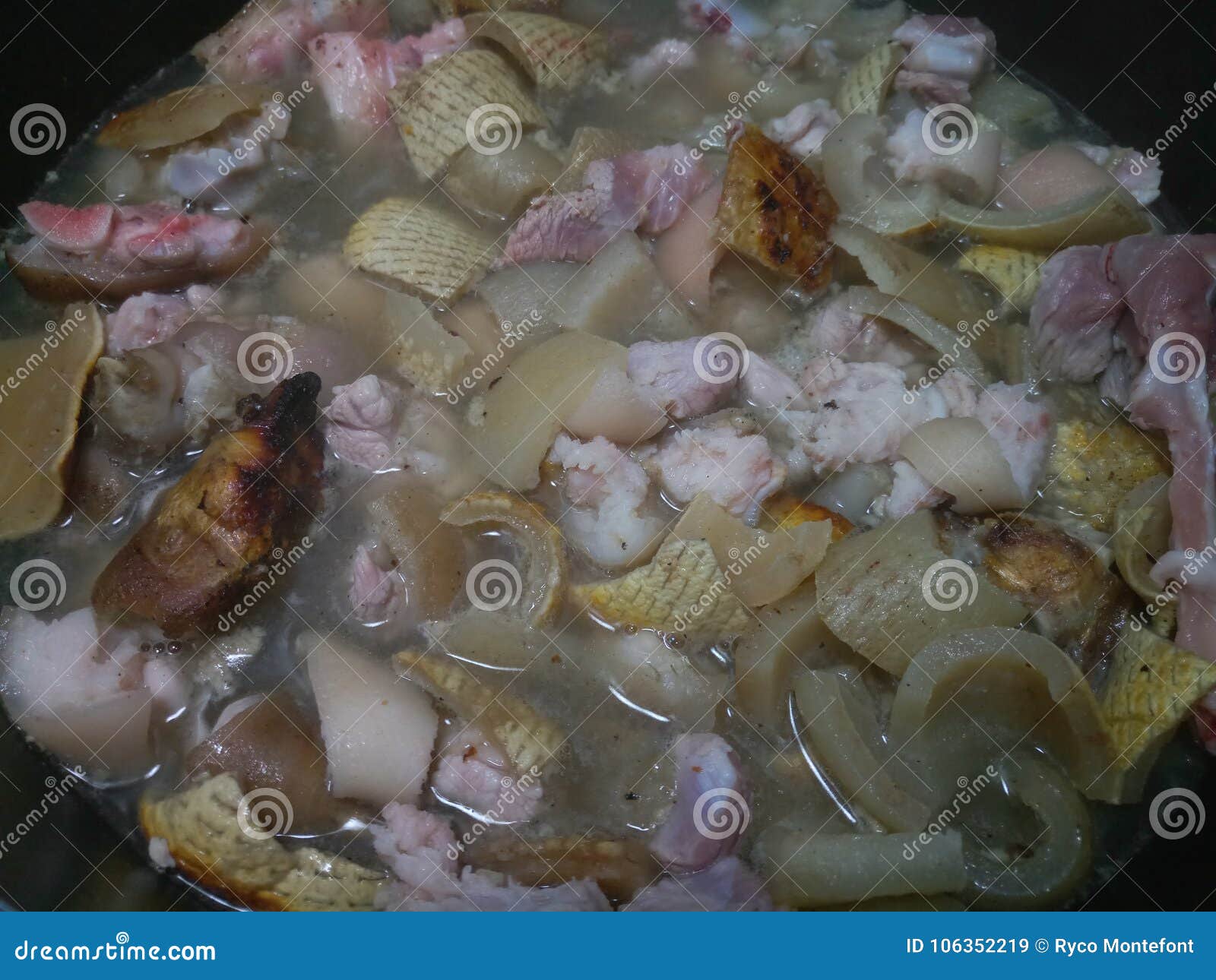 Hot soup boiling stock image. Image of large, boiling - 106352219