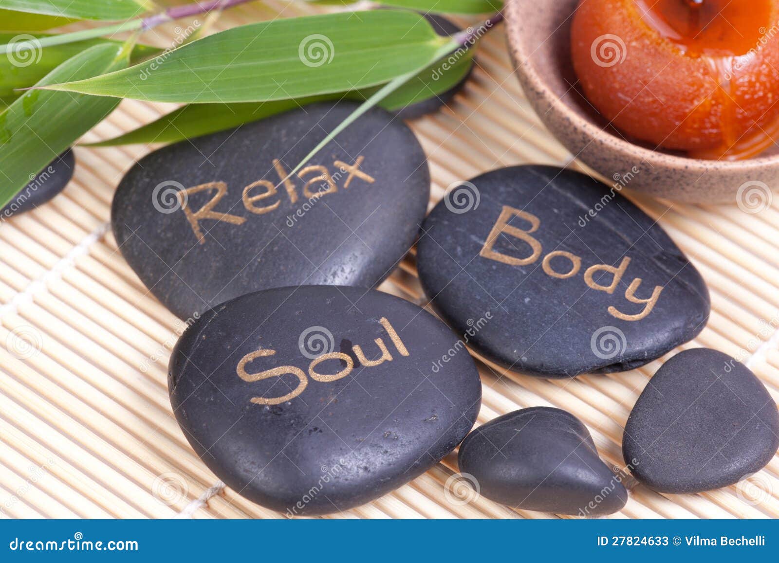 Hot spa stones stock image. Image of therapy, health - 27824633