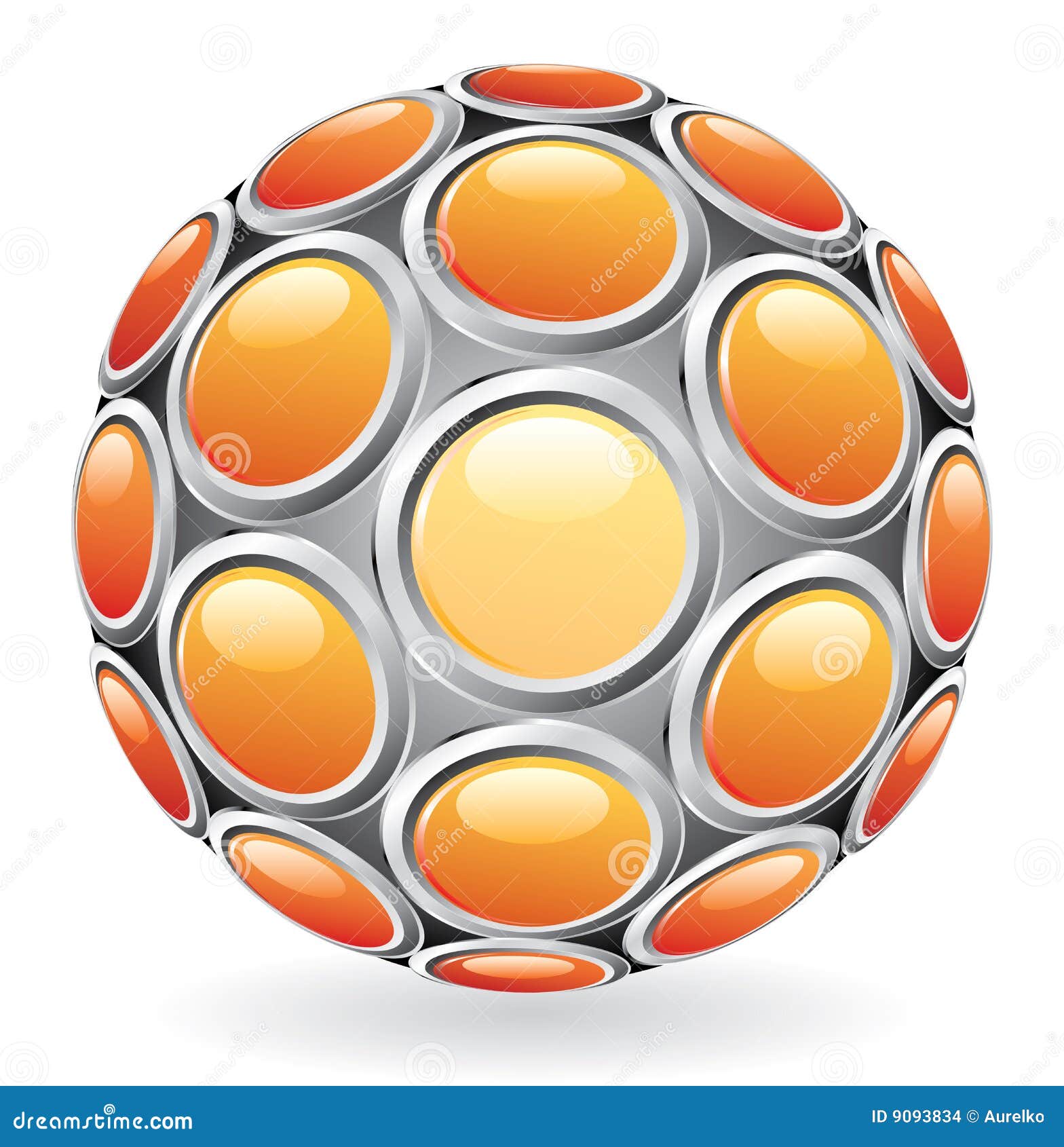 Hot sphere buttons stock vector. Illustration of abstract - 9093834