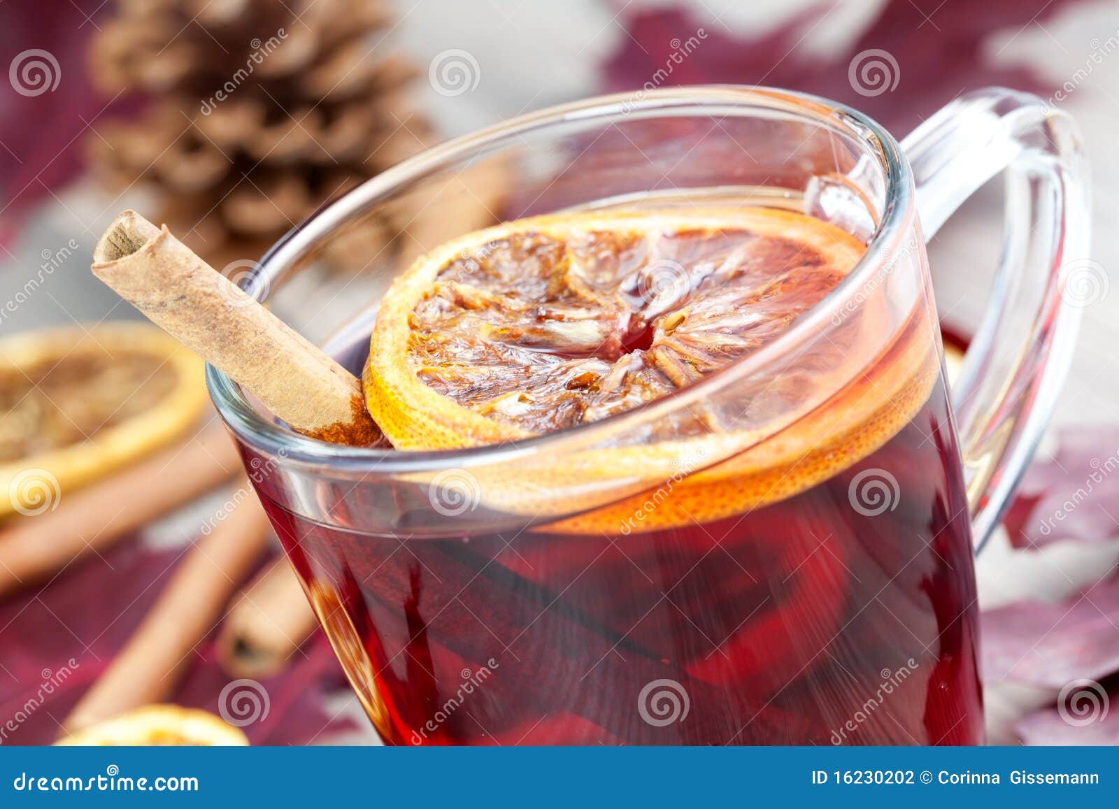 Hot spiced wine grog stock photo. Image of advent, time - 16230202