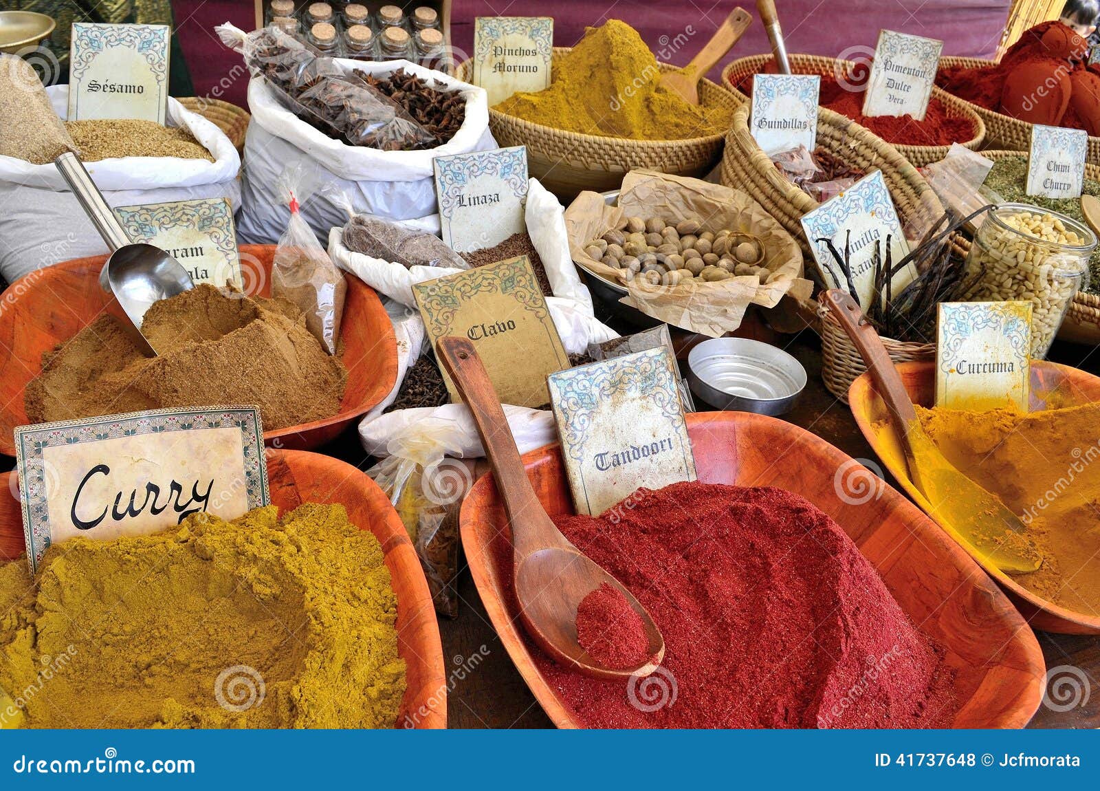 Hot spices stock photo. Image of aromatic, spain, flavor - 41737648