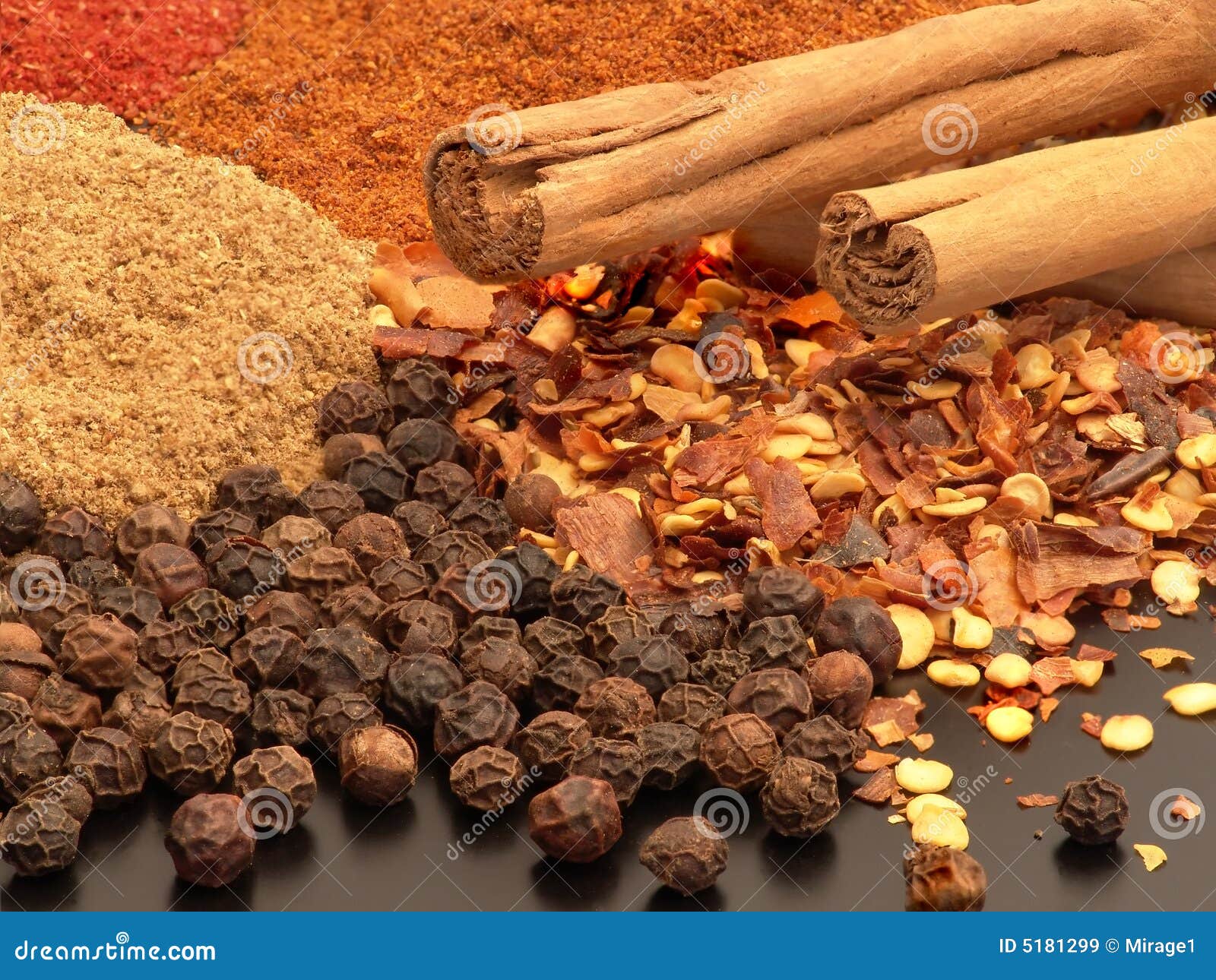 Hot Spices - Various stock image. Image of food, chopped - 5181299