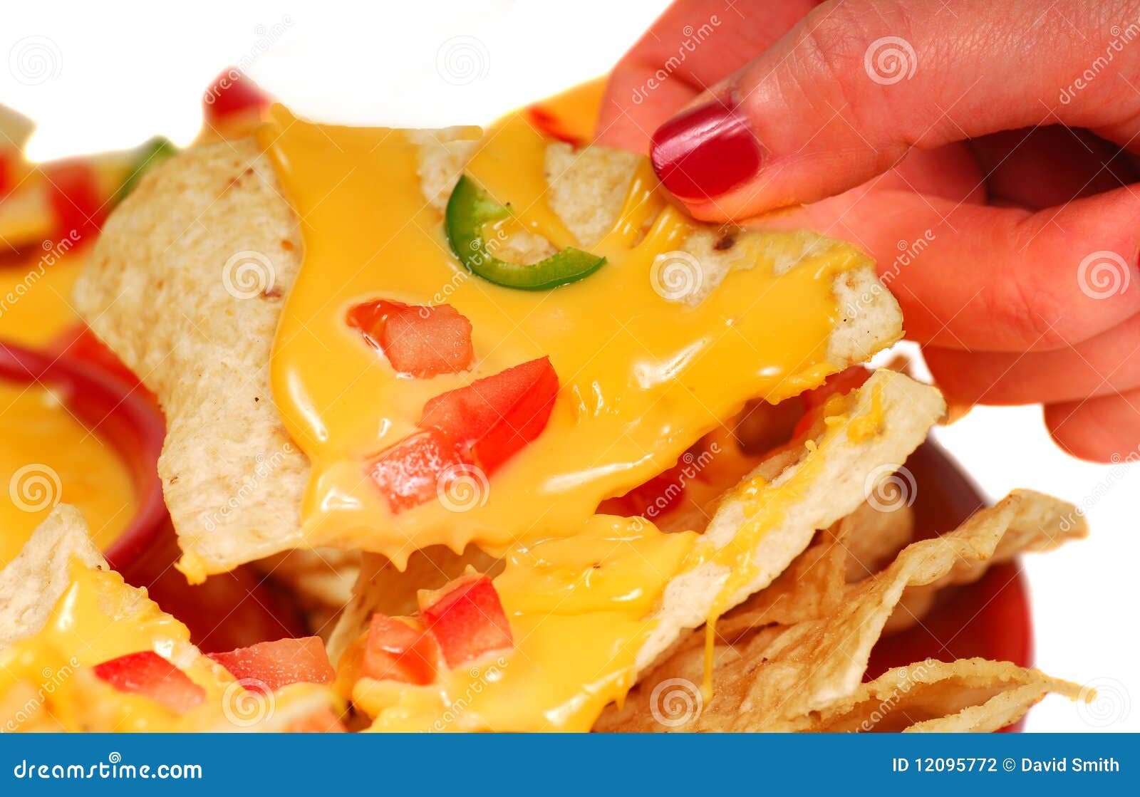 Hot and spicy Nachos stock photo. Image of crunchy, fresh - 12095772