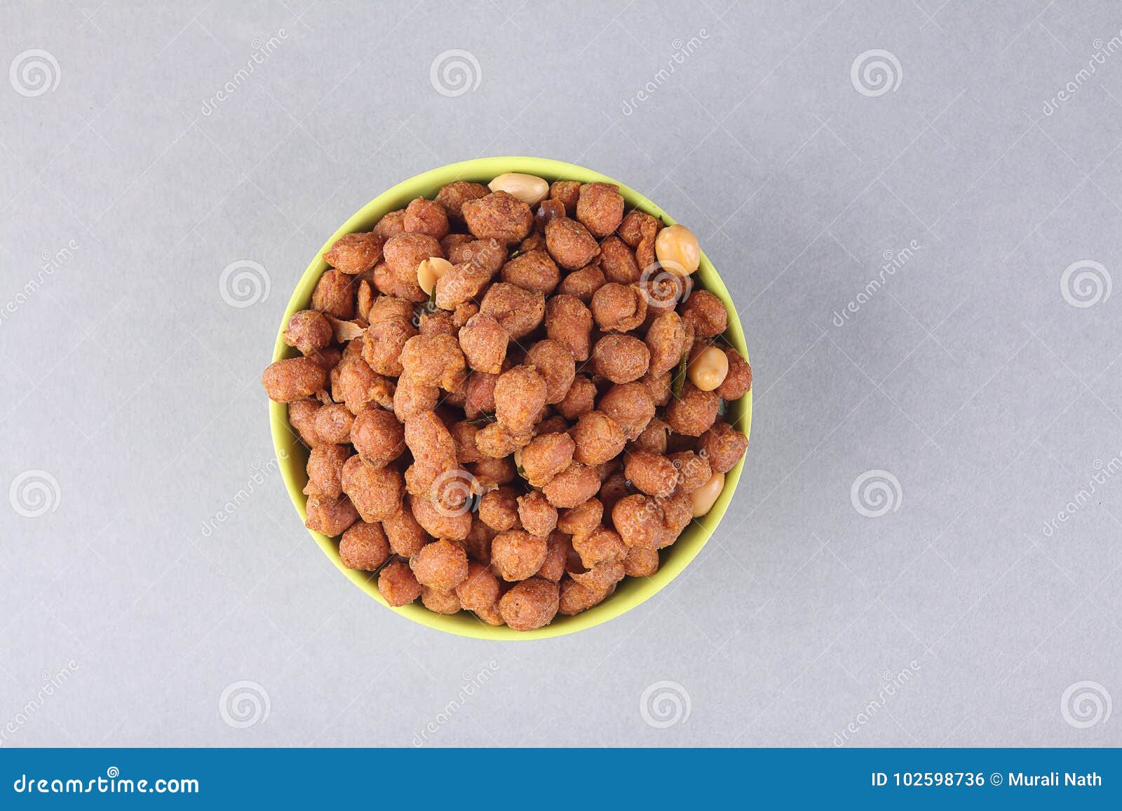 Hot and Spicy Peanuts stock photo. Image of handmade - 102598736