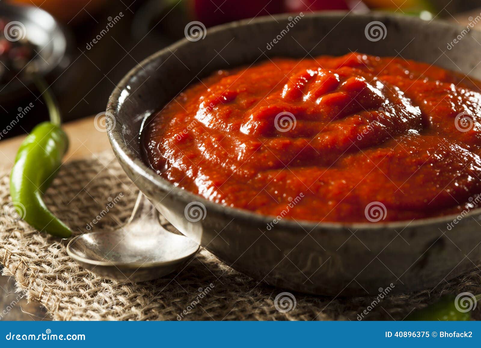 Hot Spicy Red Sriracha Sauce Stock Image - Image of mexican, condiment ...