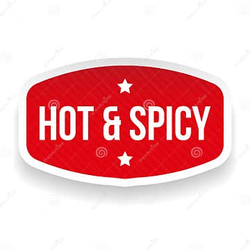 Hot and Spicy sticker stock vector. Illustration of jalapeno - 95035320