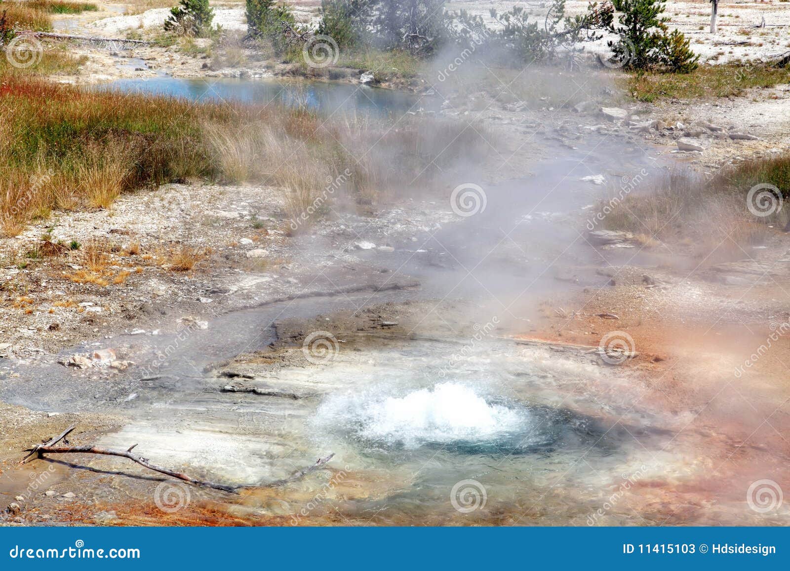 Hot Spring stock image. Image of geologic, america, rises - 11415103