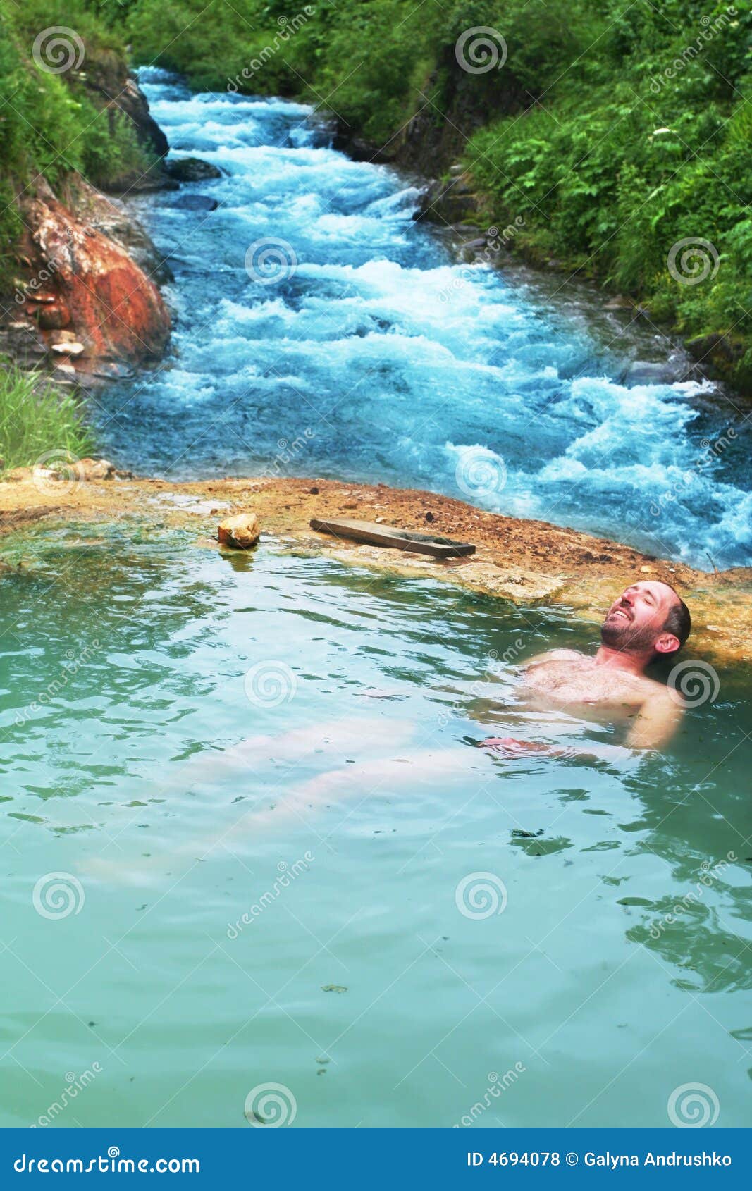 Hot spring stock photo. Image of river, temperature, natural - 4694078
