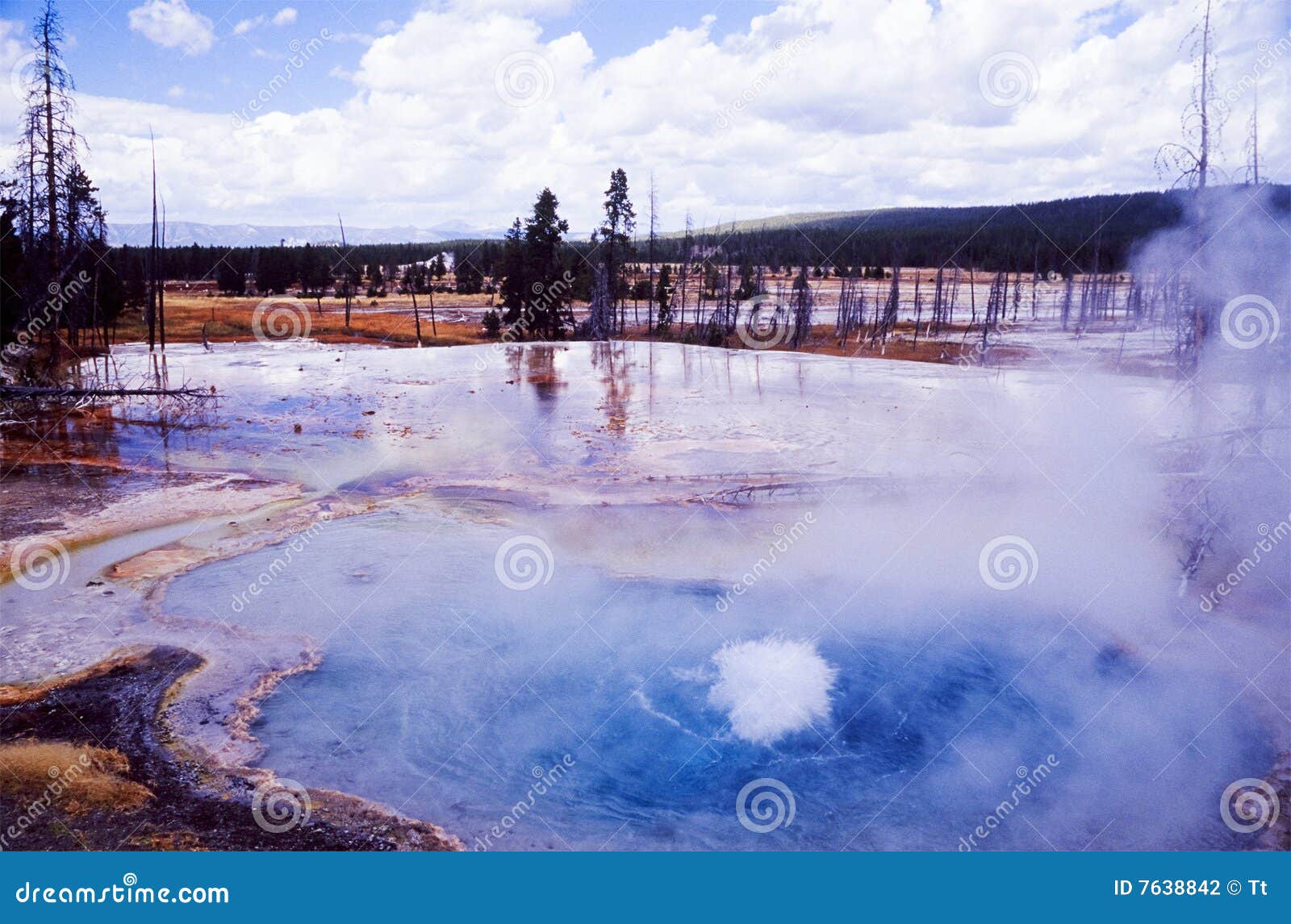 Hot spring stock photo. Image of breathtaking, boiling - 7638842