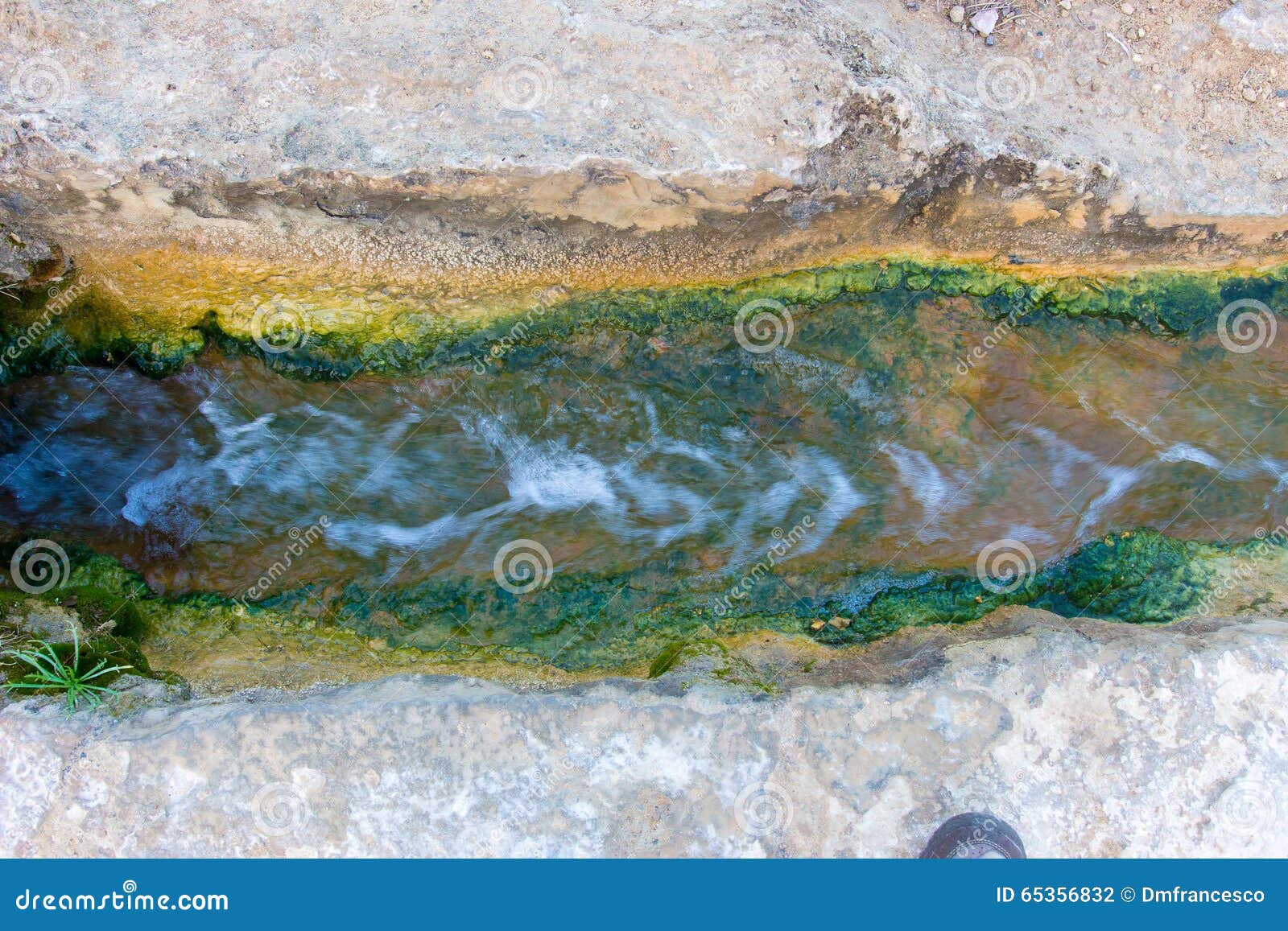 Hot Spring Baths of Hot Water Stock Photo - Image of orcia, antique ...