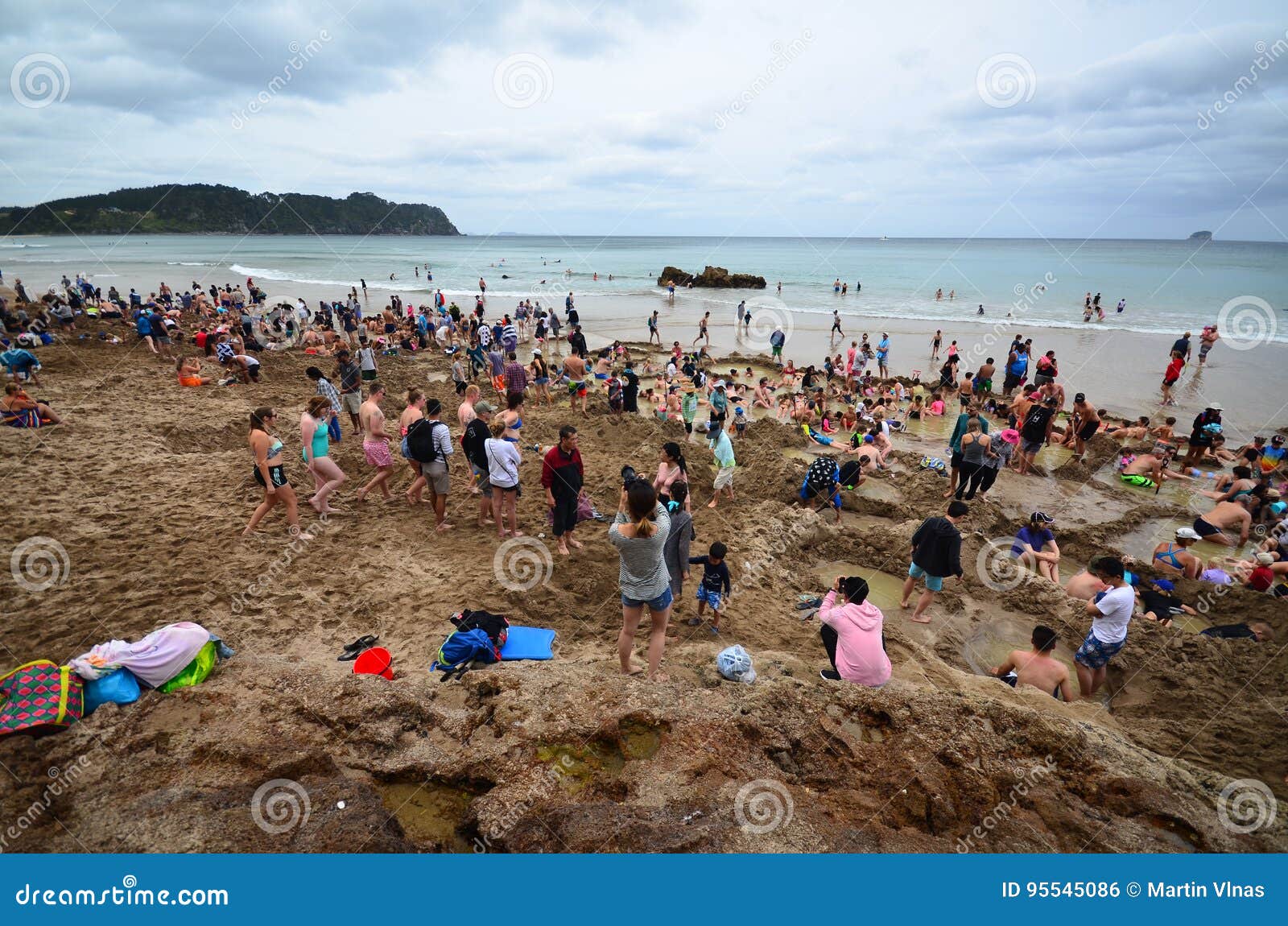 Hot spring on the beach editorial photo. Image of north - 95545086