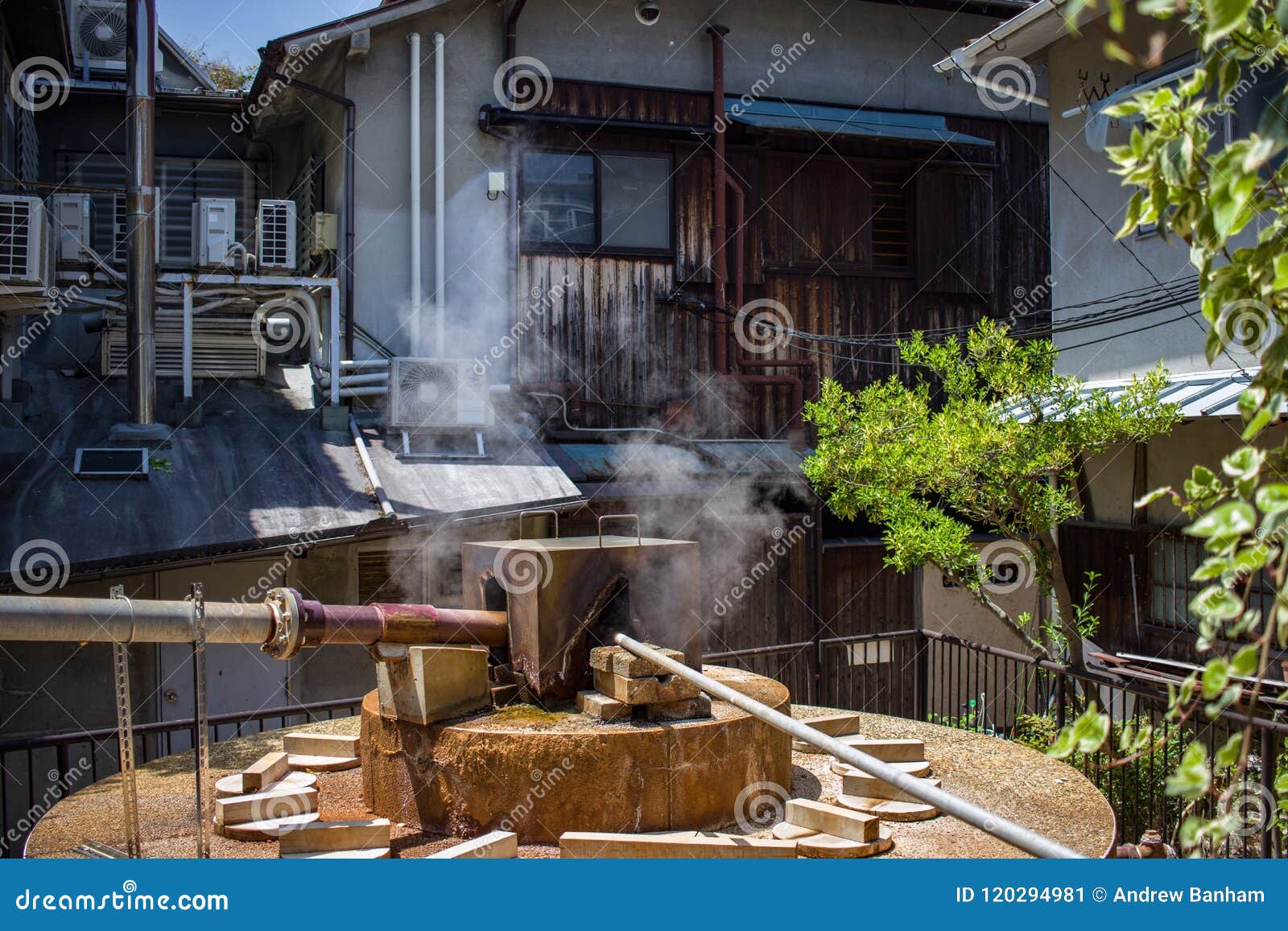 Hot spring stock image. Image of arima, onsen, heater - 120294981