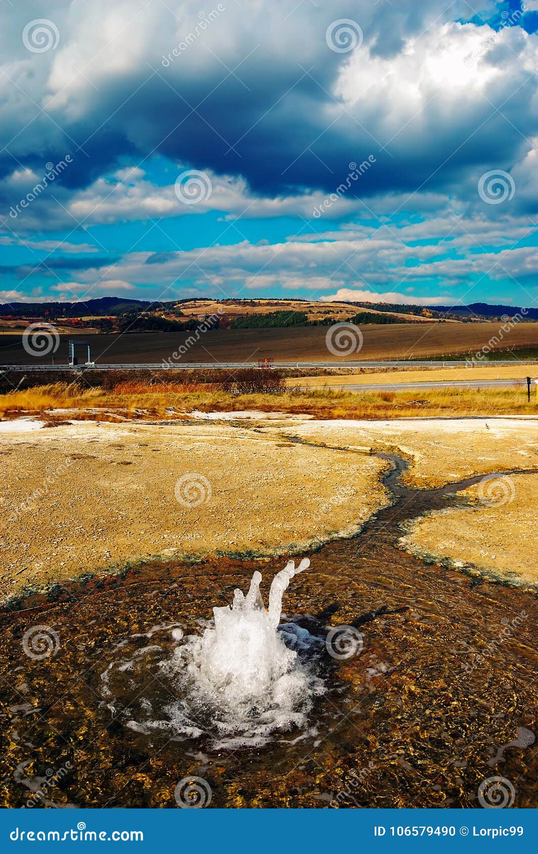 Hot Spring in Slovakia stock photo. Image of blue, people - 106579490