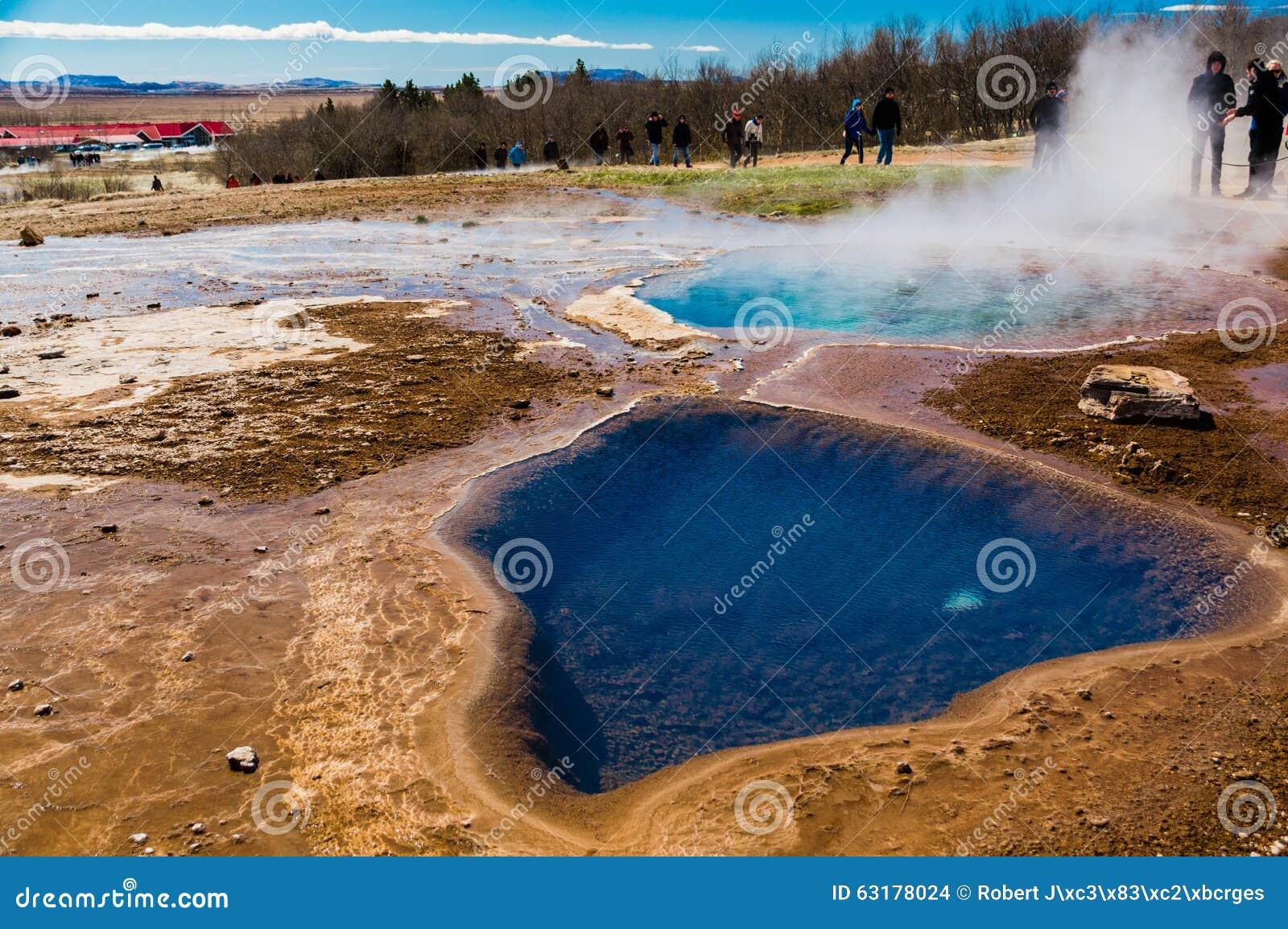 Hot spring pools stock photo. Image of nature, natural - 63178024
