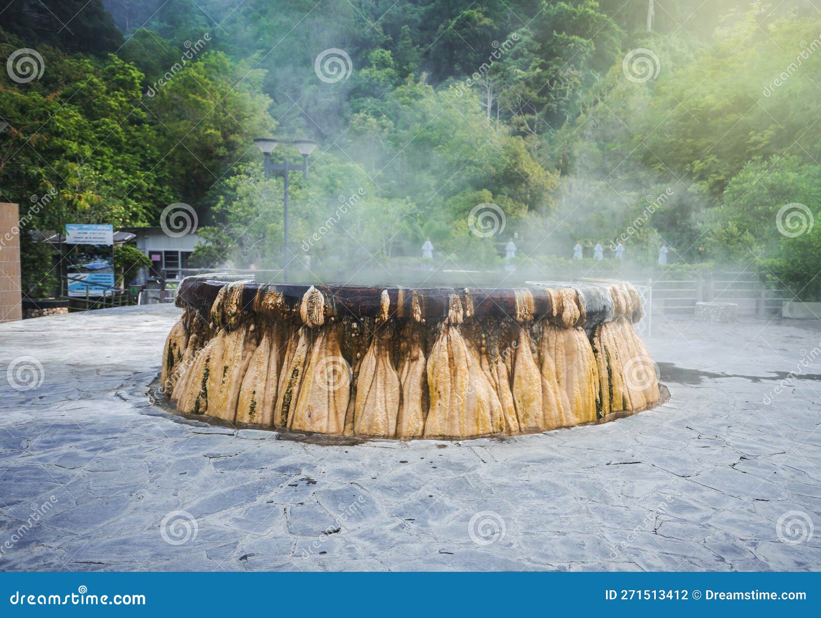 Hot Spring in Ranong,Thailand Stock Photo - Image of landmarks ...