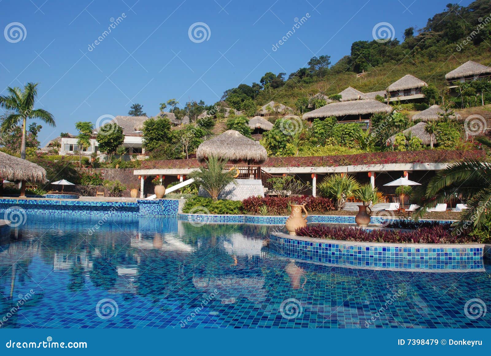 The hot spring resort stock image. Image of sunshine, resort - 7398479