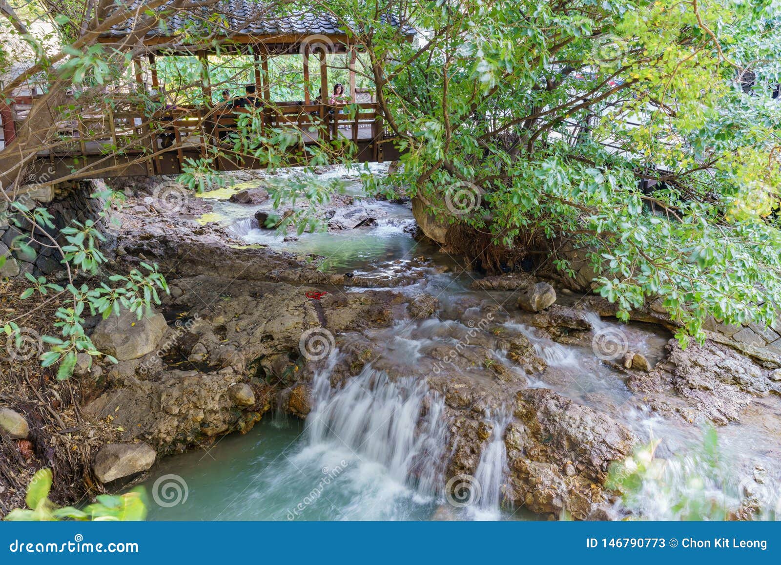 The Hot Spring River of Beitou Area Stock Image - Image of nature, rock ...