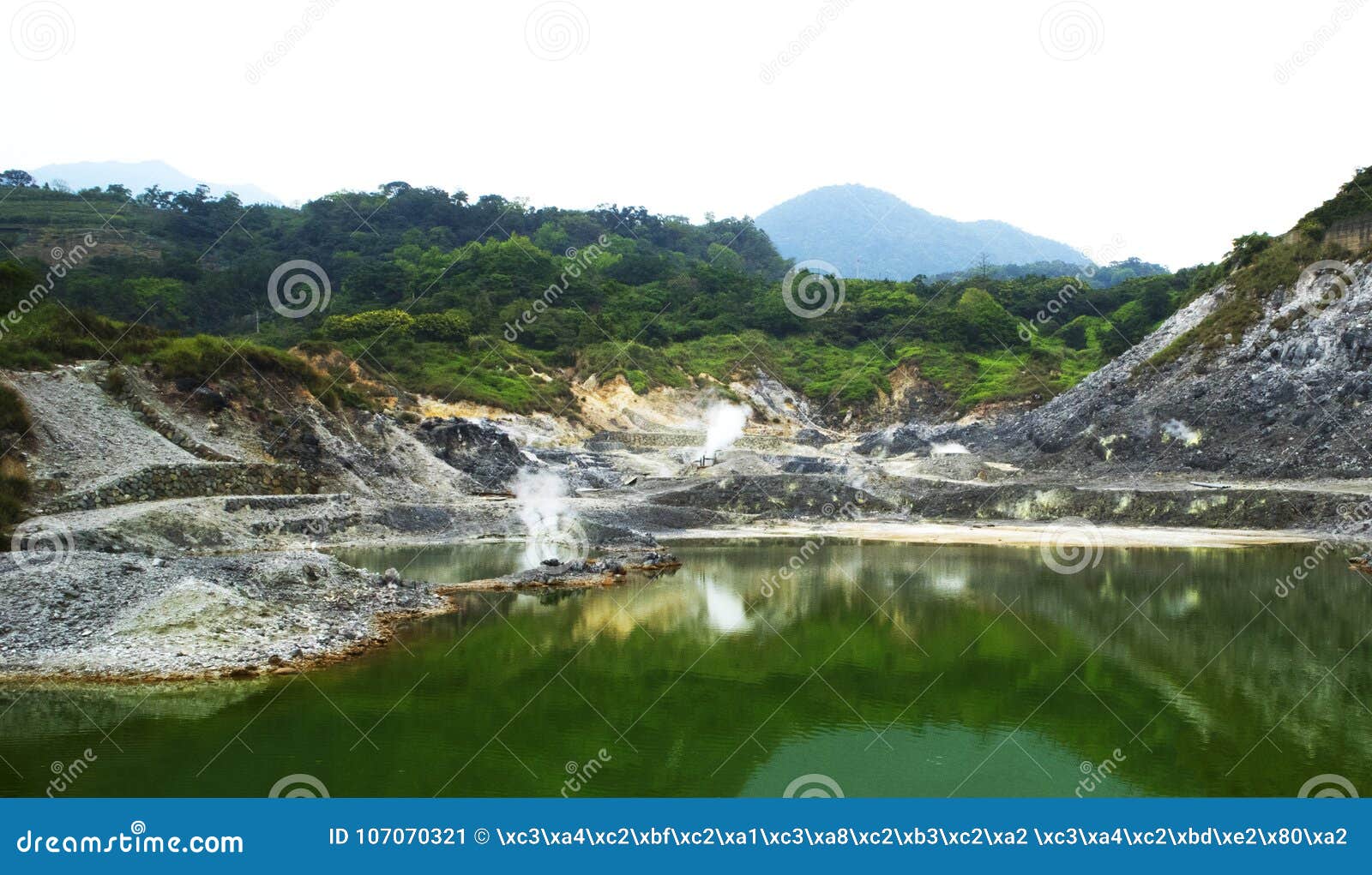 Hot spring in green stock image. Image of spring, rest - 107070321