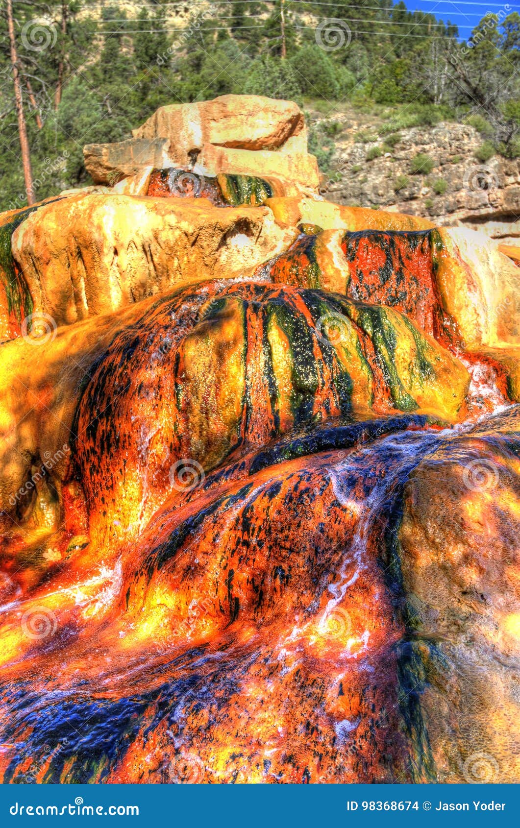 Hot Spring Water stock photo. Image of water, nature - 98368674