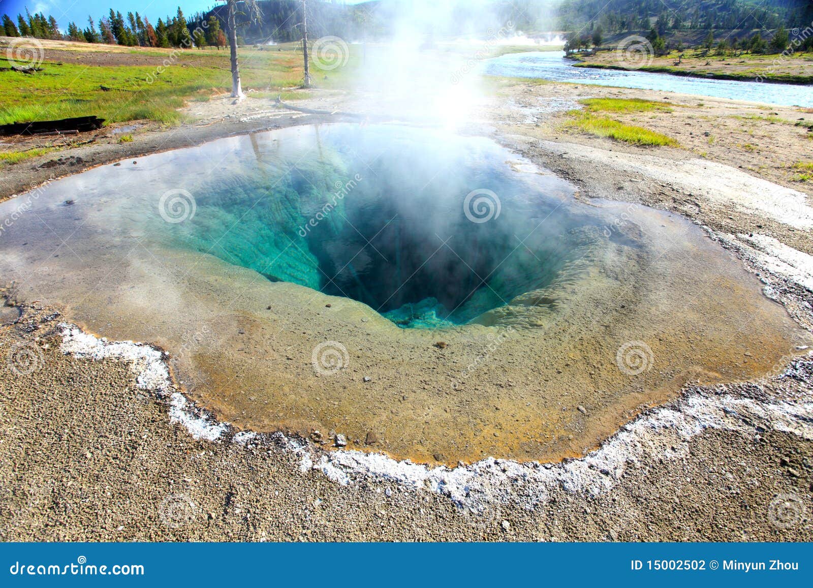 Hot Spring,Yellowstone National Park Stock Photo - Image of yellowstone ...