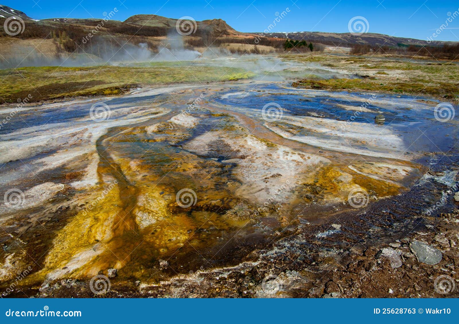 Hot Springs stock image. Image of outdoors, bright, chromatic - 25628763