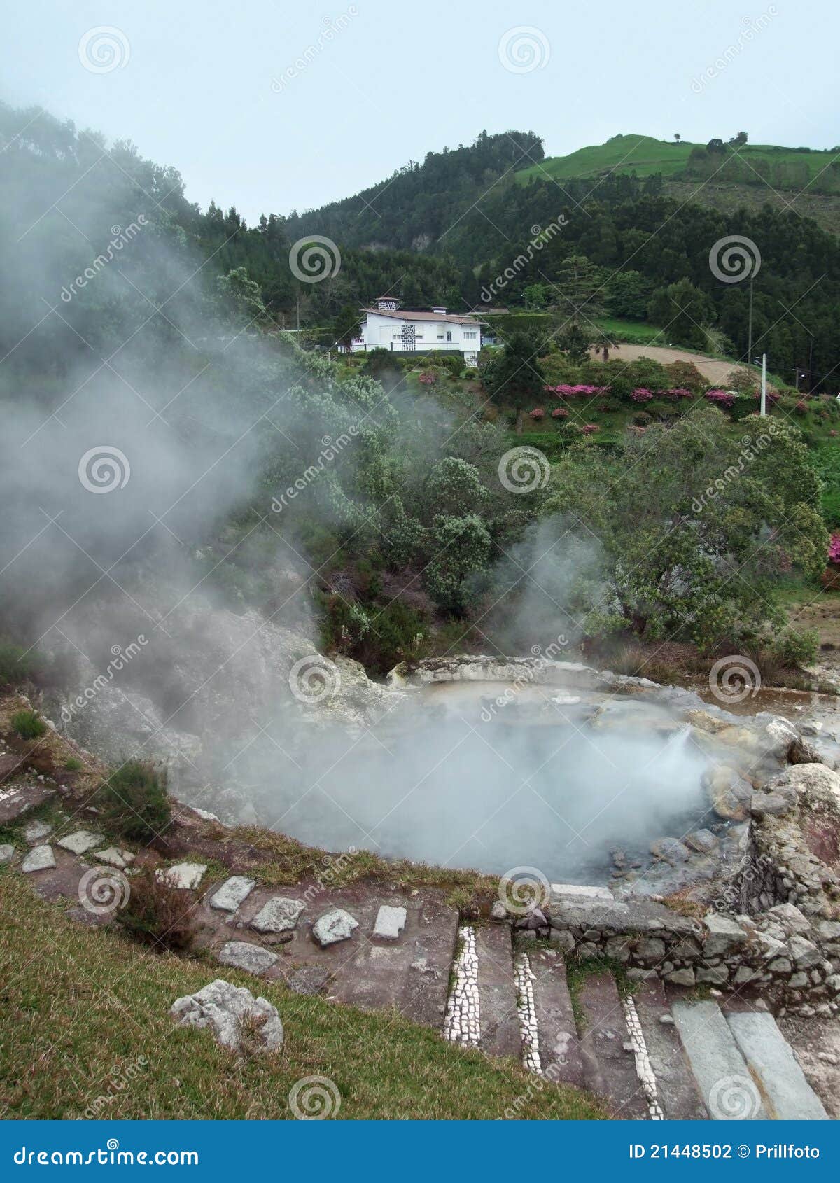 Hot springs at the Azores stock photo. Image of portugal - 21448502