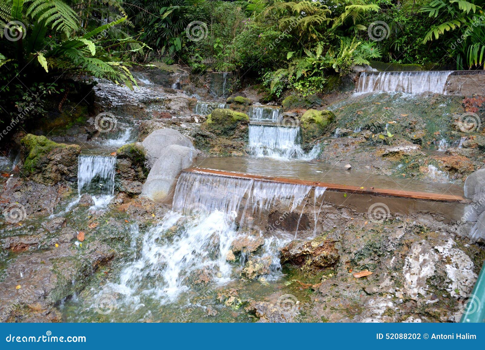 Hot springs stock photo. Image of nature, mineral, java - 52088202