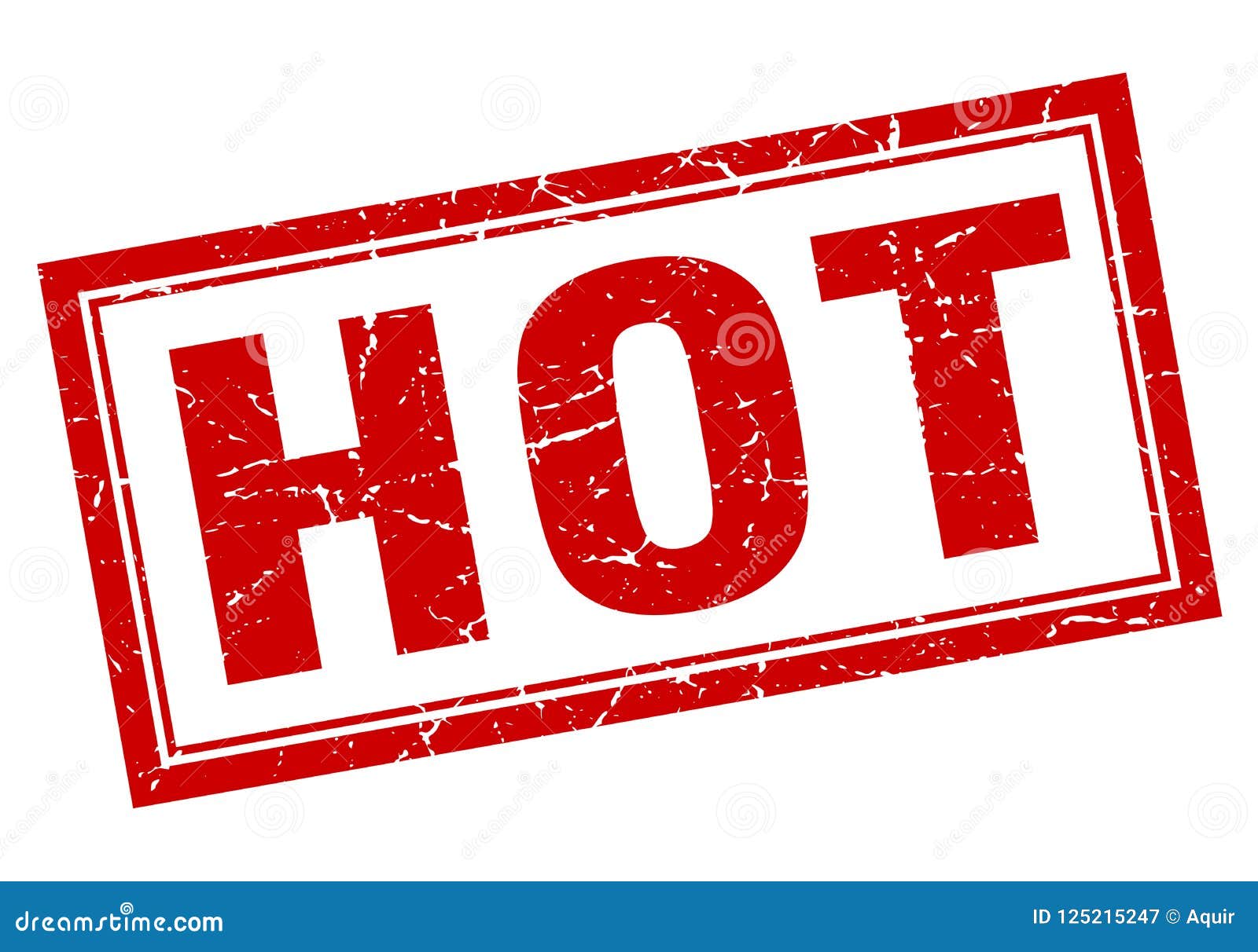 Hot stamp stock vector. Illustration of label, vector - 125215247