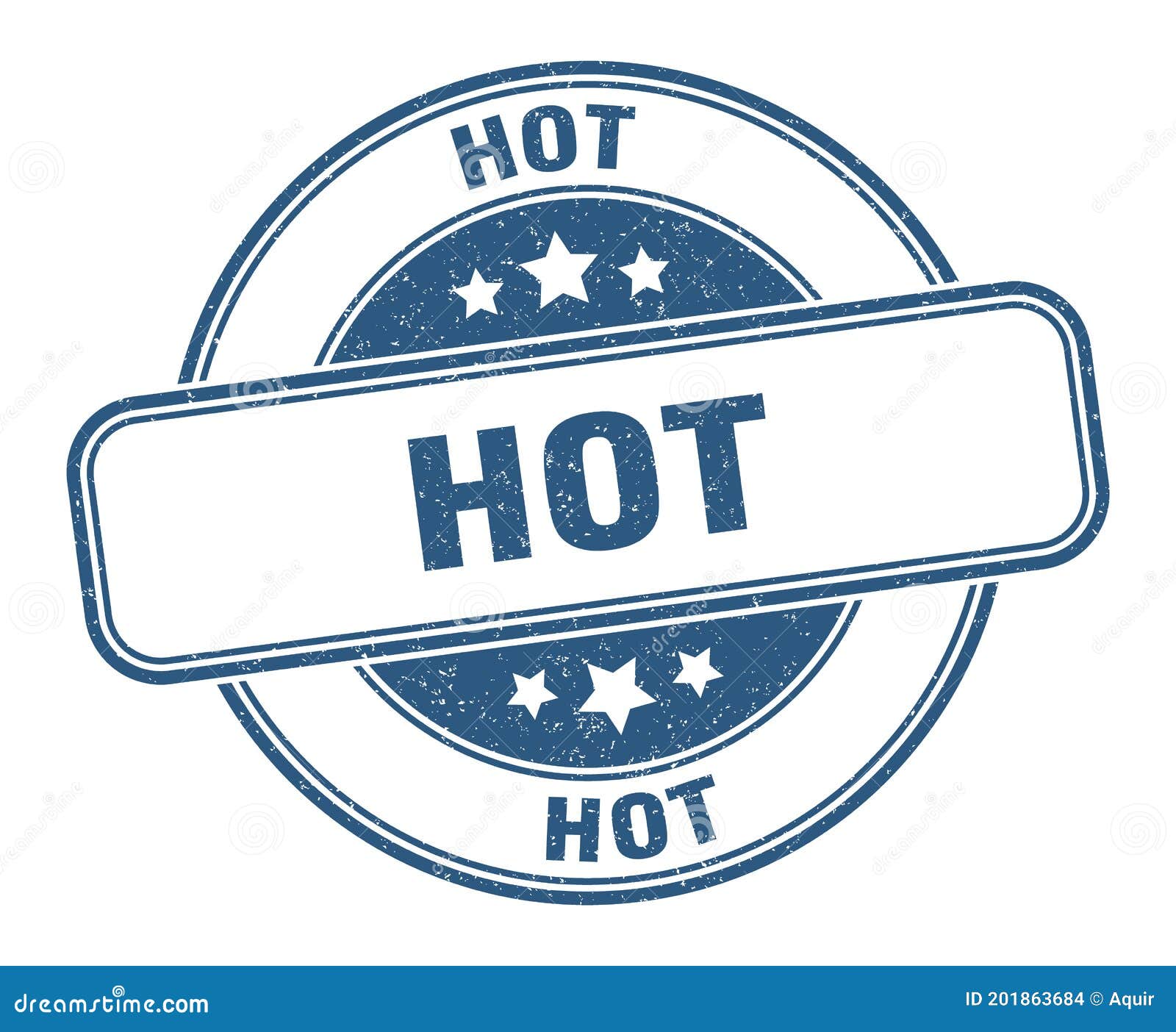 Hot Stamp. Hot Round Grunge Sign Stock Vector - Illustration of circle ...