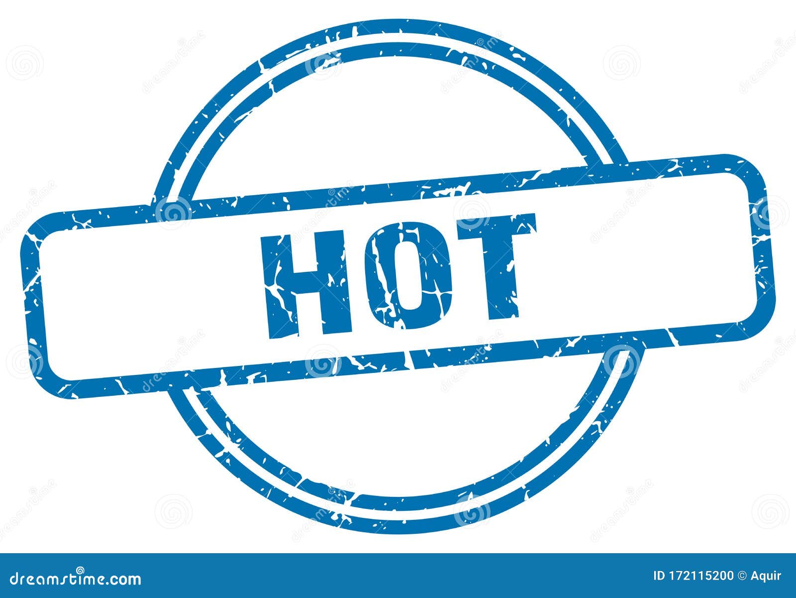Hot Stamp. Hot Round Grunge Sign Stock Vector - Illustration of grunge ...