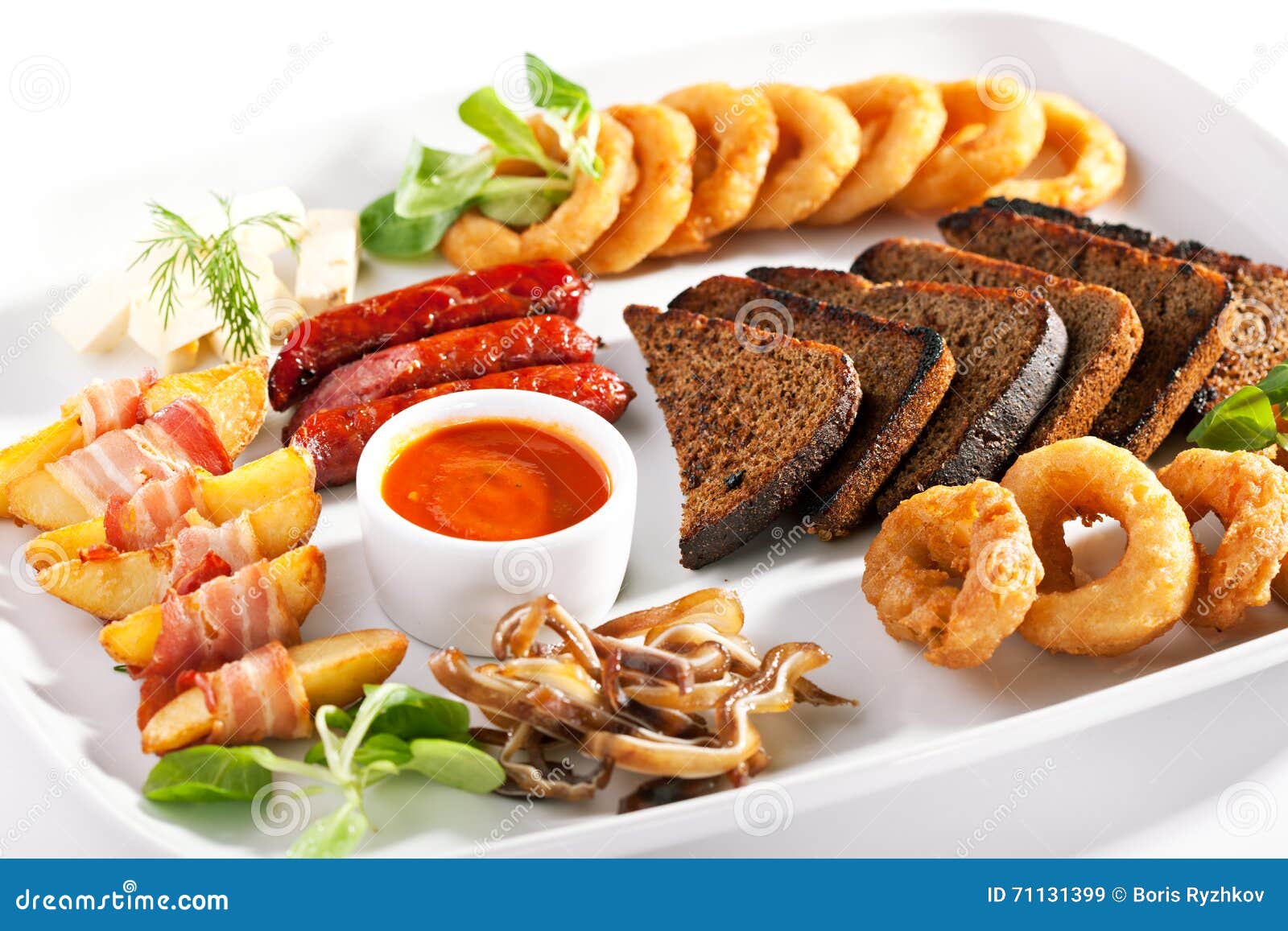 Hot Starters Set stock image. Image of grilled, ball - 71131399