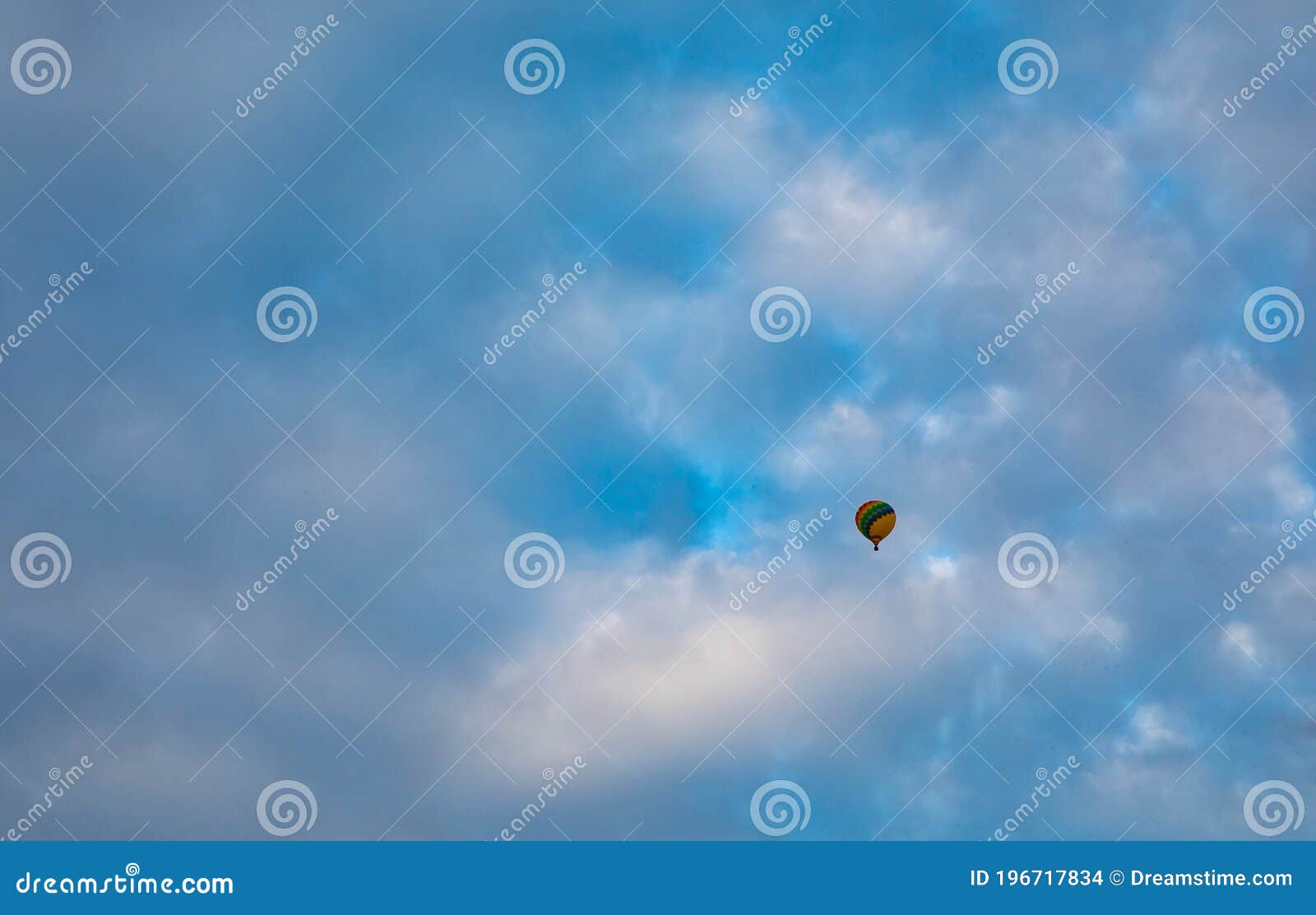 Hot Steam Balloon in the Sky. Stock Photo - Image of sport, business ...
