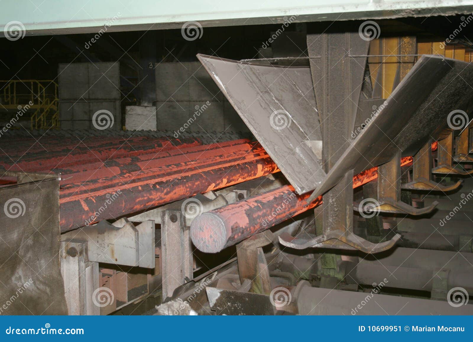 Hot steel stock image. Image of hard, bars, intense, iron - 10699951
