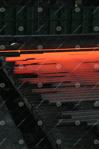 Hot steel stock image. Image of line, hard, bars, iron - 8186393