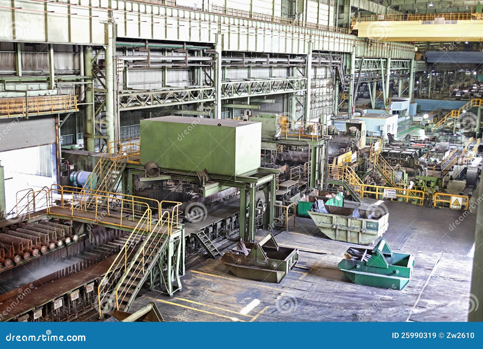 A hot steel milling shop stock image. Image of machine - 25990319