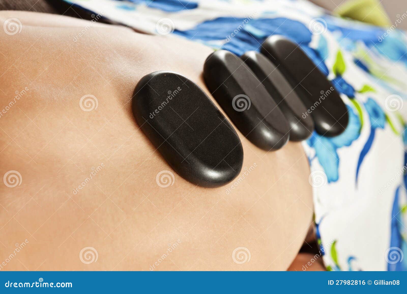 Hot stone massage stock photo. Image of skin, resting - 27982816