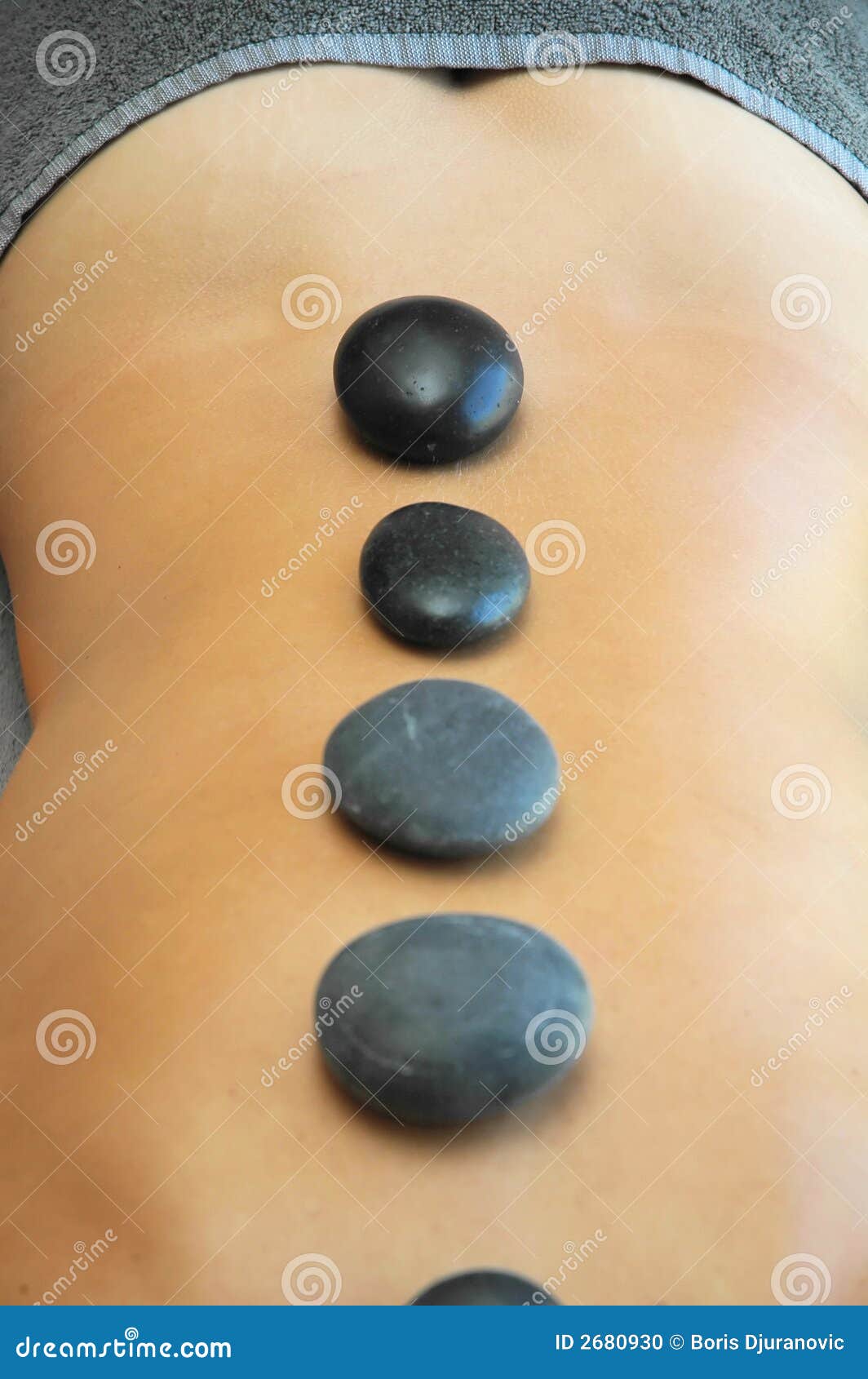 Hot stones massage stock photo. Image of relax, beauty - 2680930