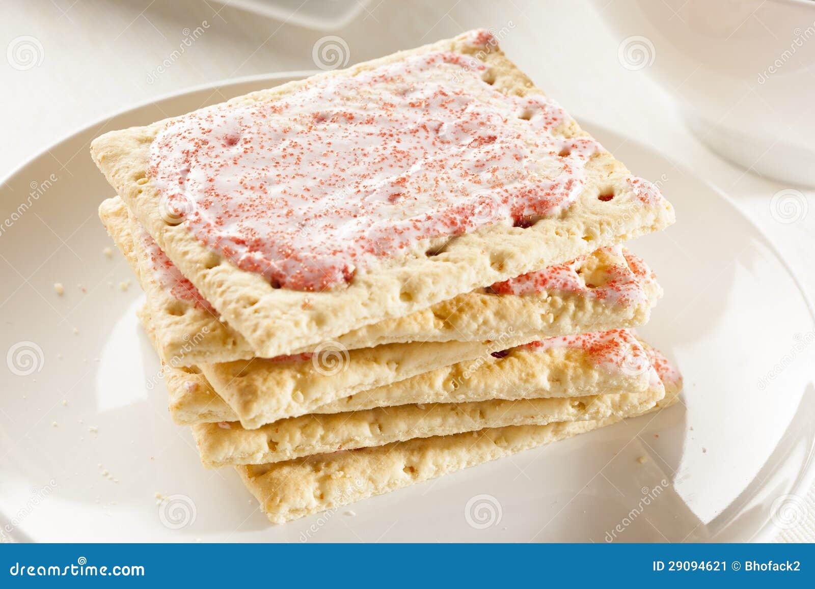 Hot Strawberry Toaster Pastry Stock Image - Image of sliced, food: 29094621