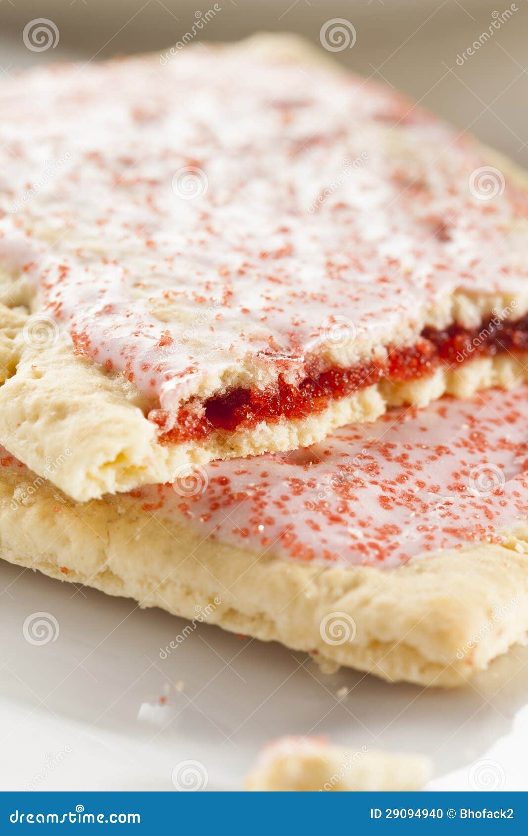 Hot Strawberry Toaster Pastry Stock Photo - Image of toaster ...