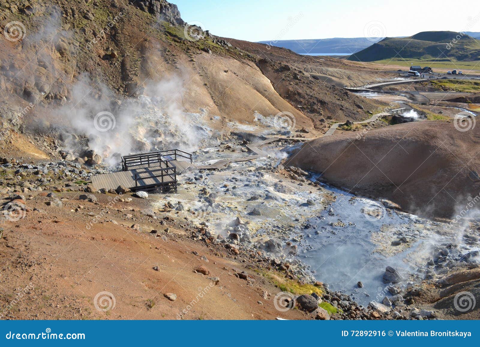 Hot sulfur springs stock photo. Image of detail, myvatn - 72892916