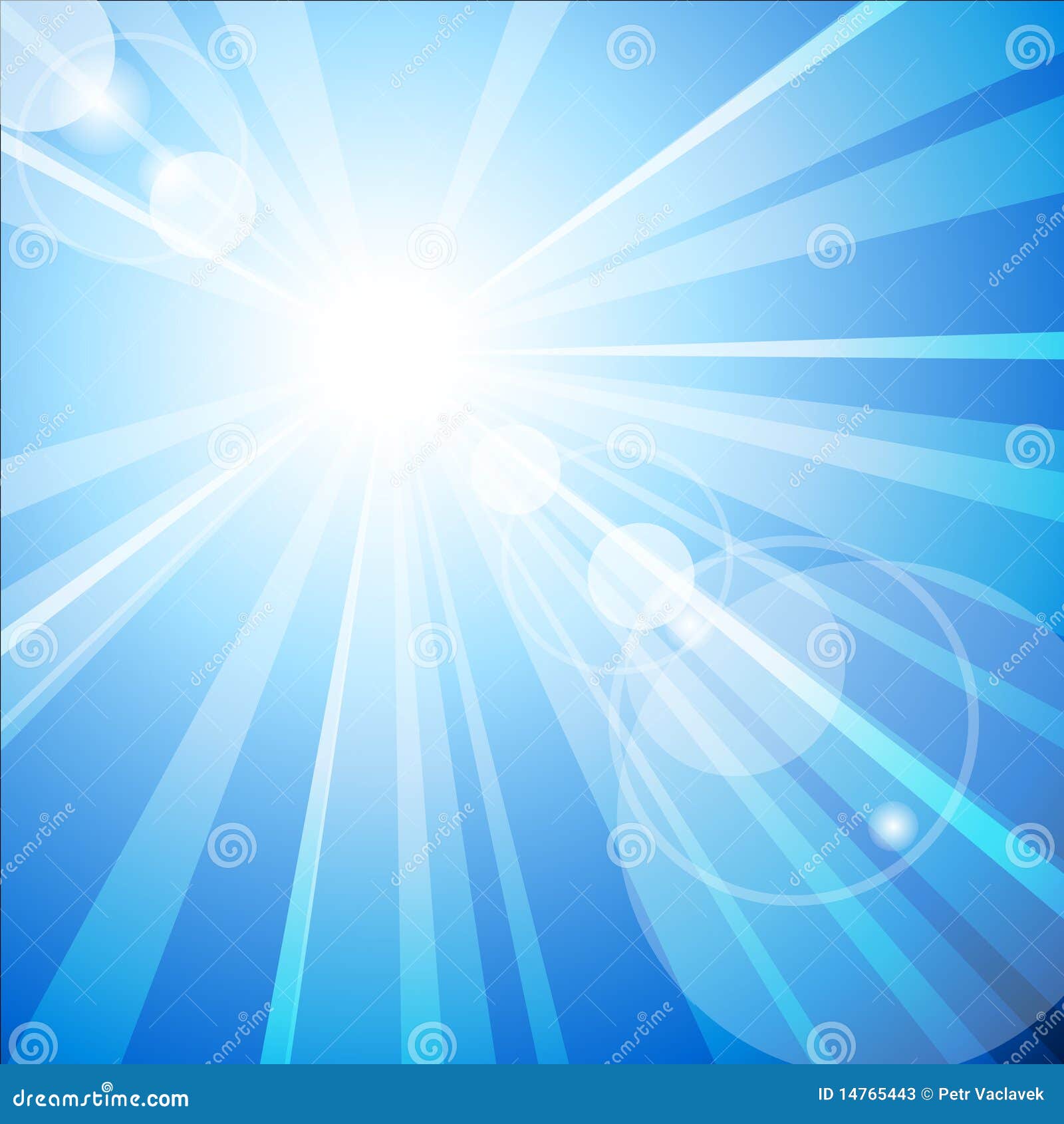 The hot summer sun stock illustration. Illustration of magical - 14765443