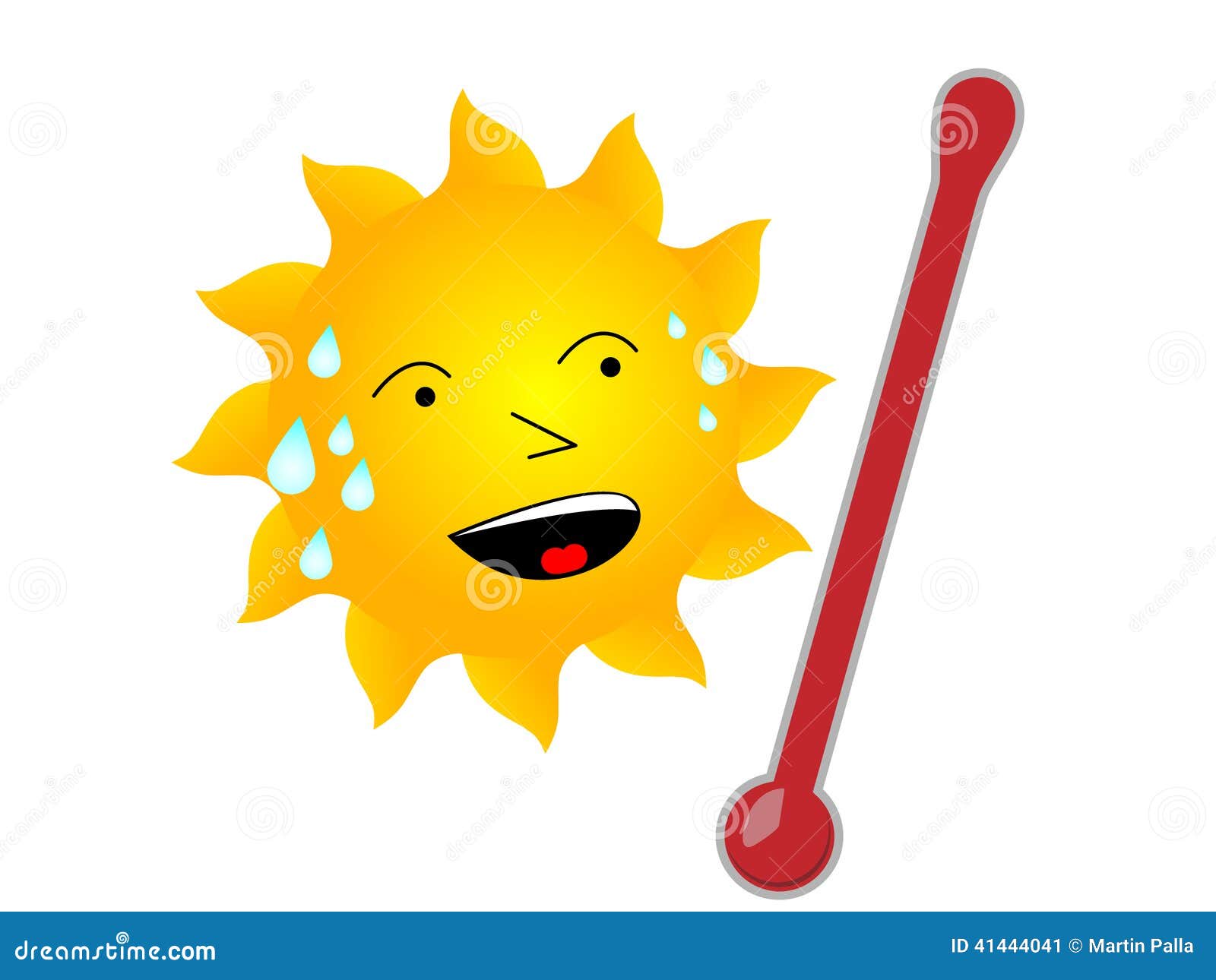 Sweat Sun Clipart