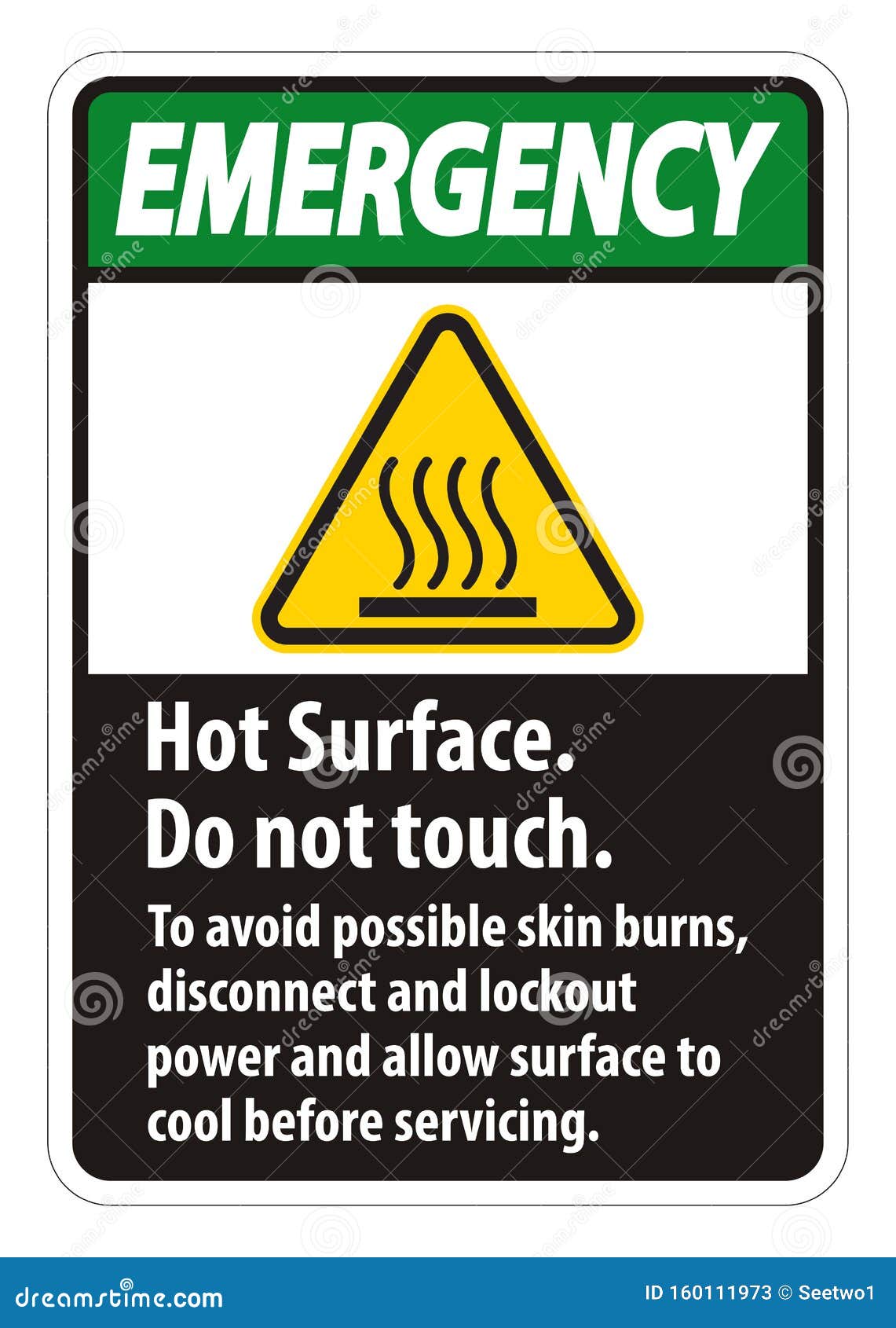 Avoid Skin Contact, Corrosive Chemical Sign Vector Illustration ...