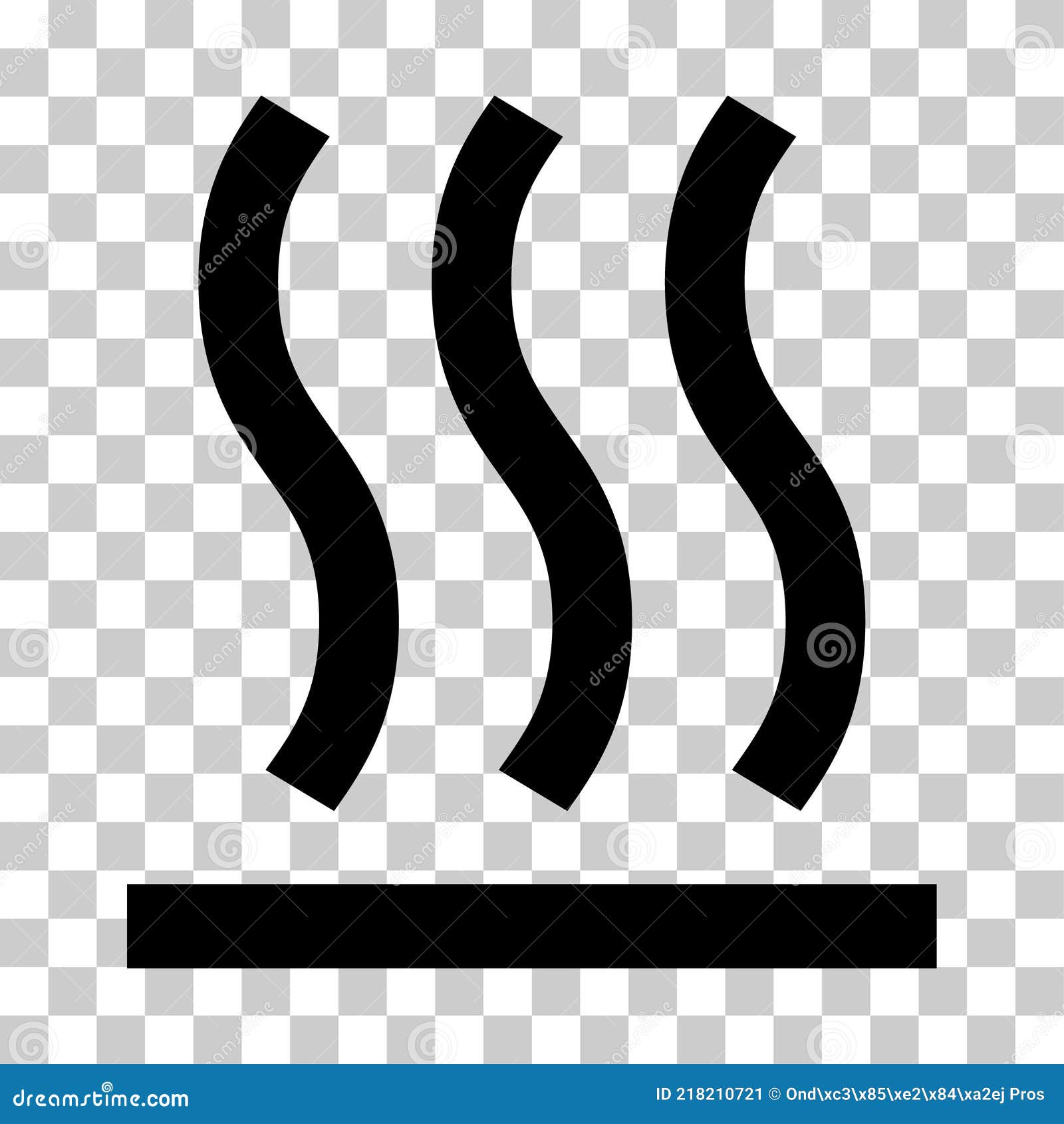 Hot Surface Icon, Safety Graphic Information Symbol, Risk Notice ...