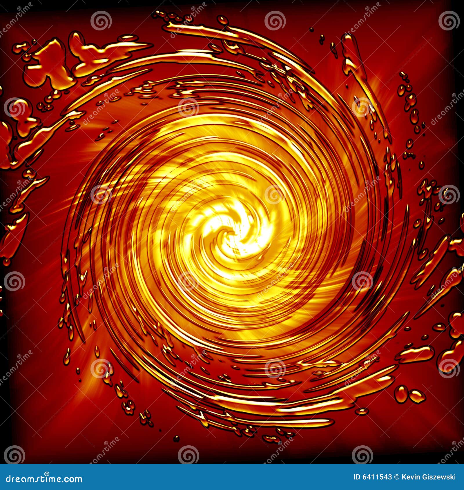 Hot Swirl stock illustration. Illustration of twirl, funnel - 6411543