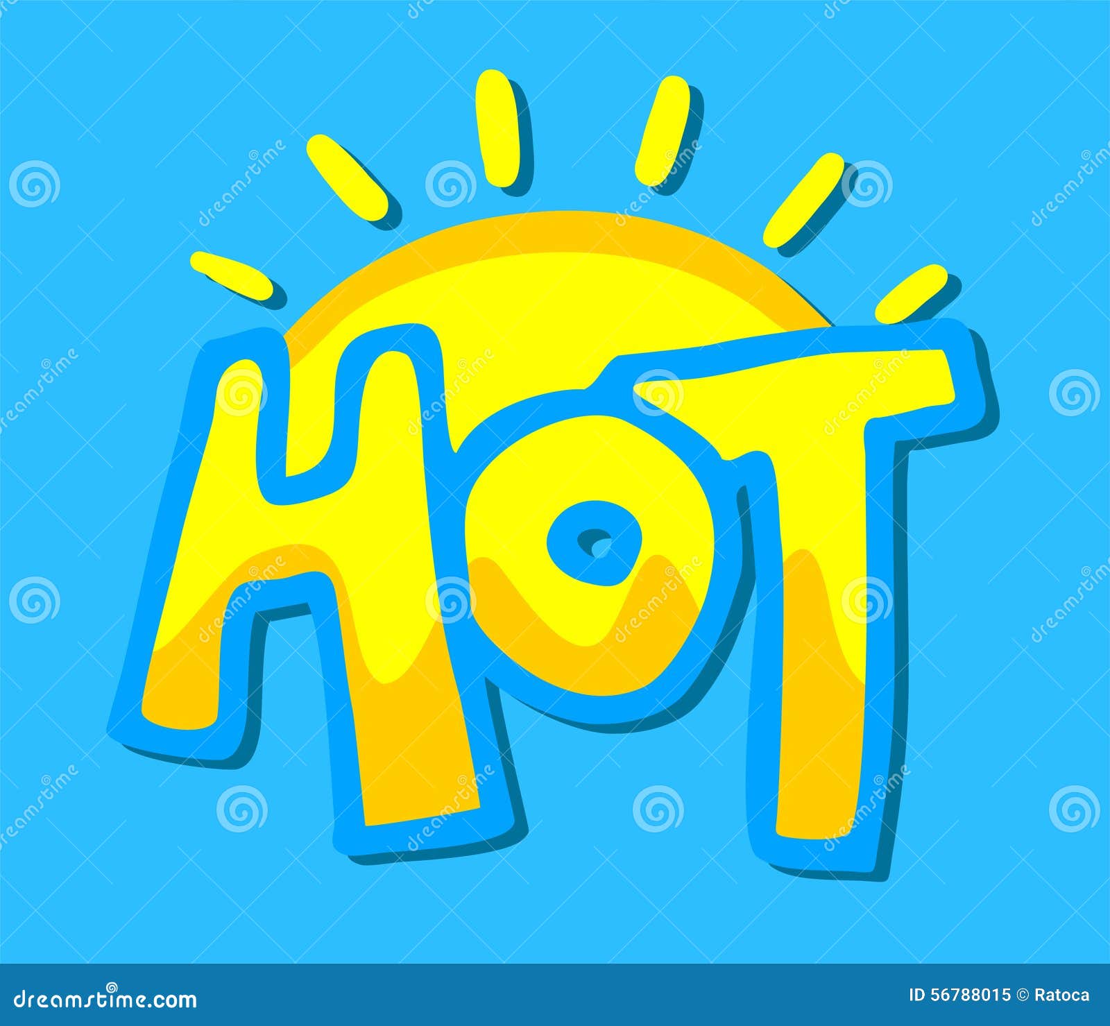 Hot symbol stock vector. Illustration of icon, flame - 56788015