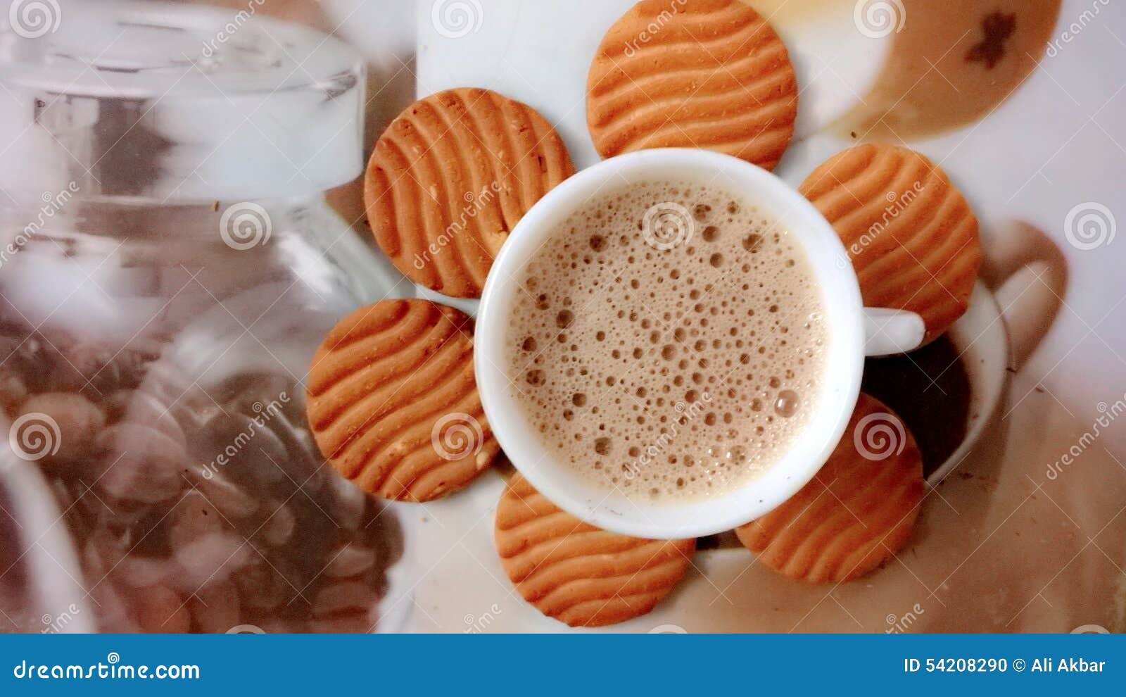 Hot Tea and Biscuits stock photo. Image of biscuit, enjoy - 54208290