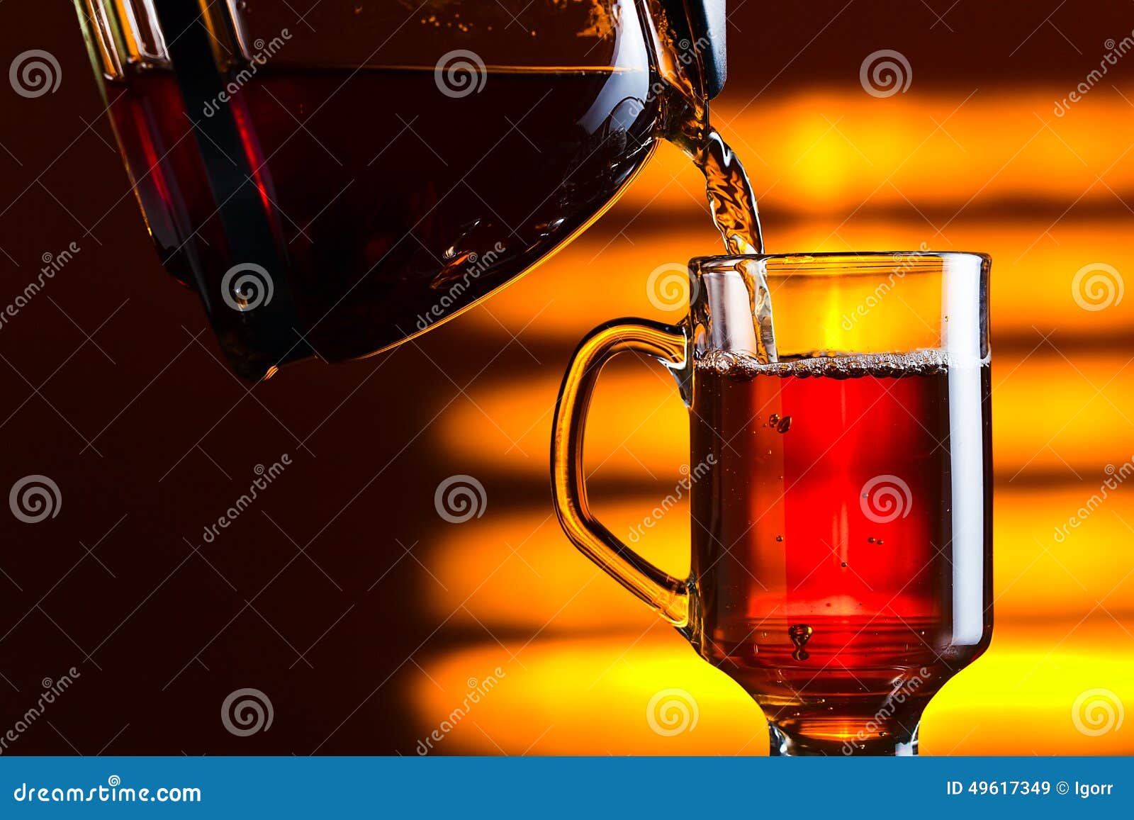 Hot tea stock image. Image of drink, background, asian - 49617349